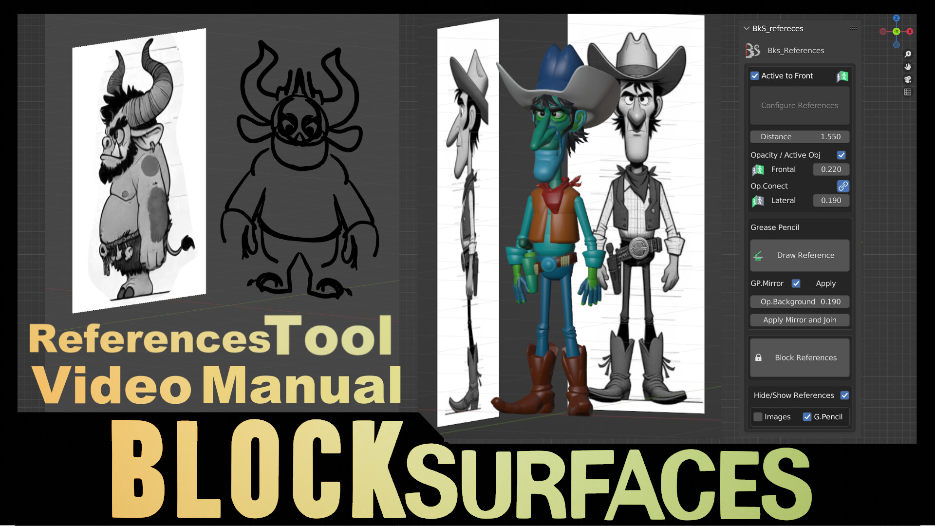 ArtStation - Blocksurfaces References Tool