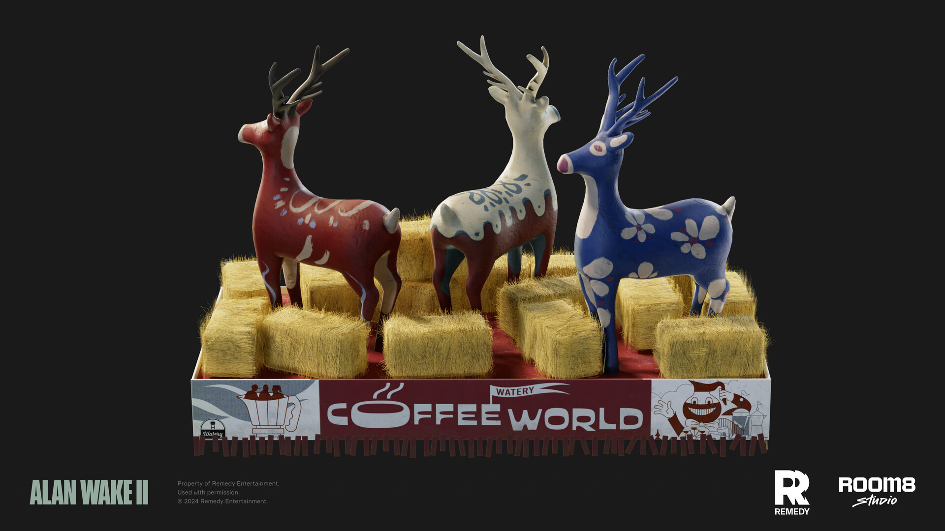 Room 8 Studio - Portfolio - Props (Alan Wake 2)