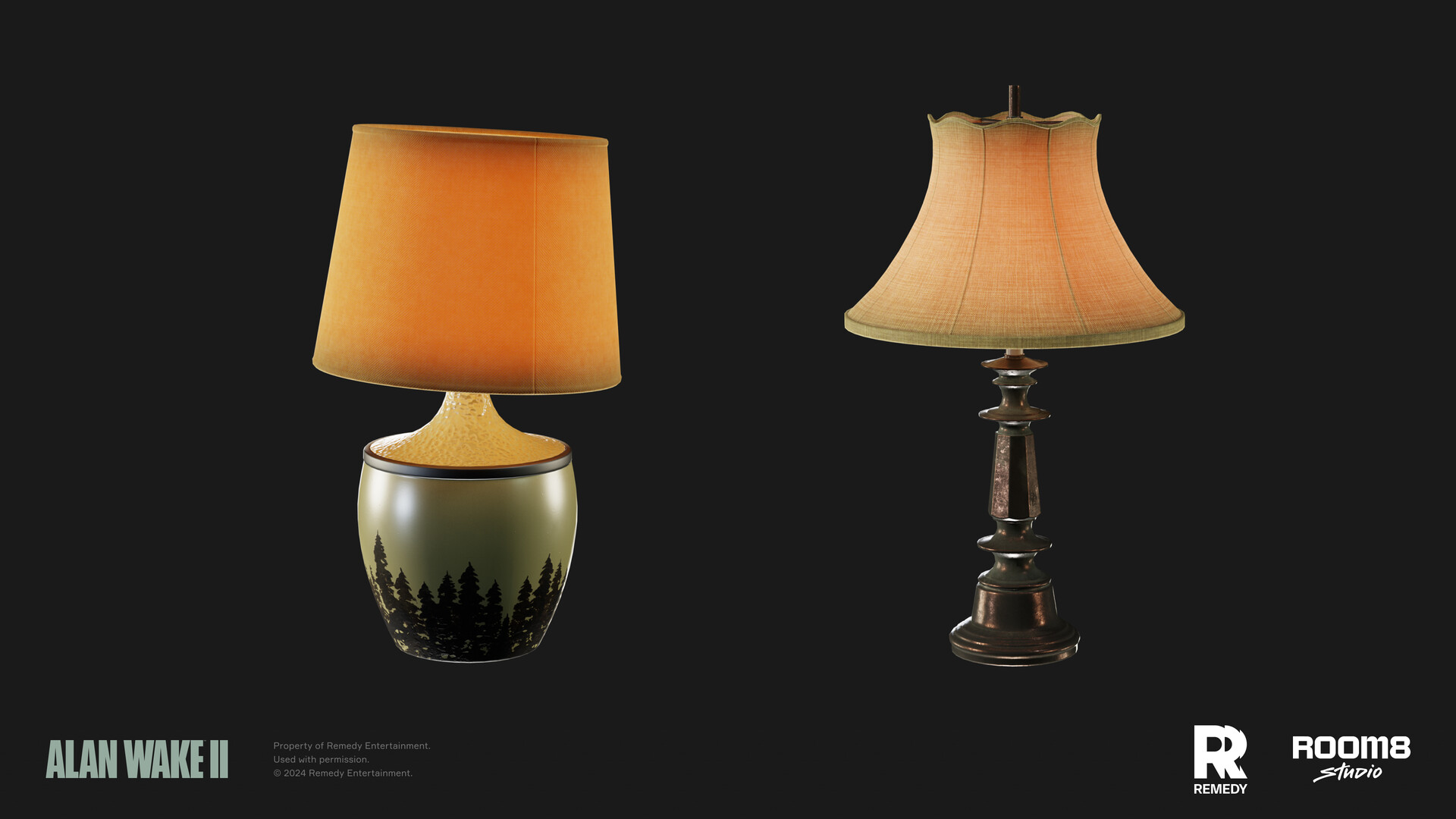 Room 8 Studio - Portfolio - Props (Alan Wake 2)