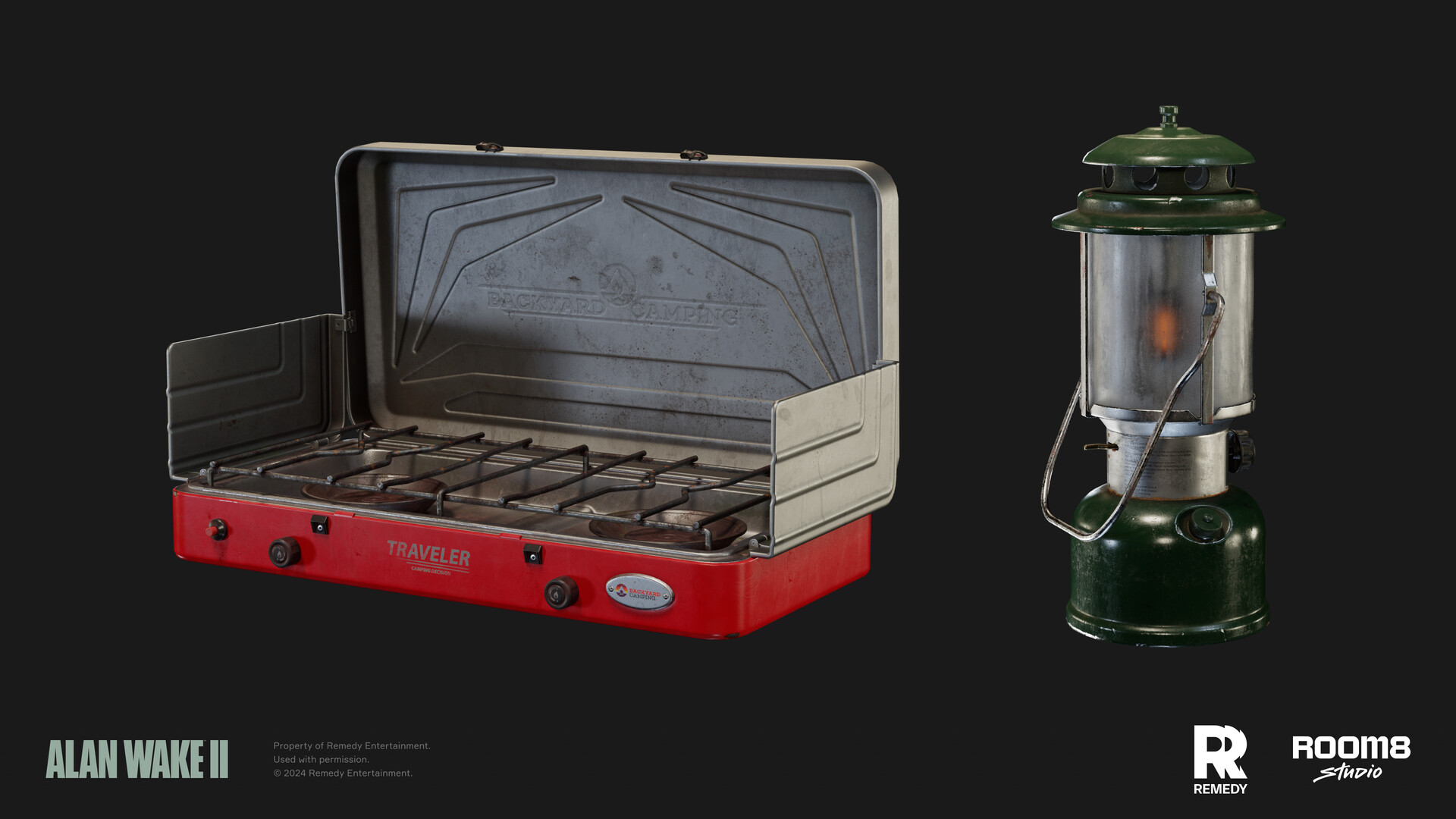 Room 8 Studio - Portfolio - Props (Alan Wake 2)