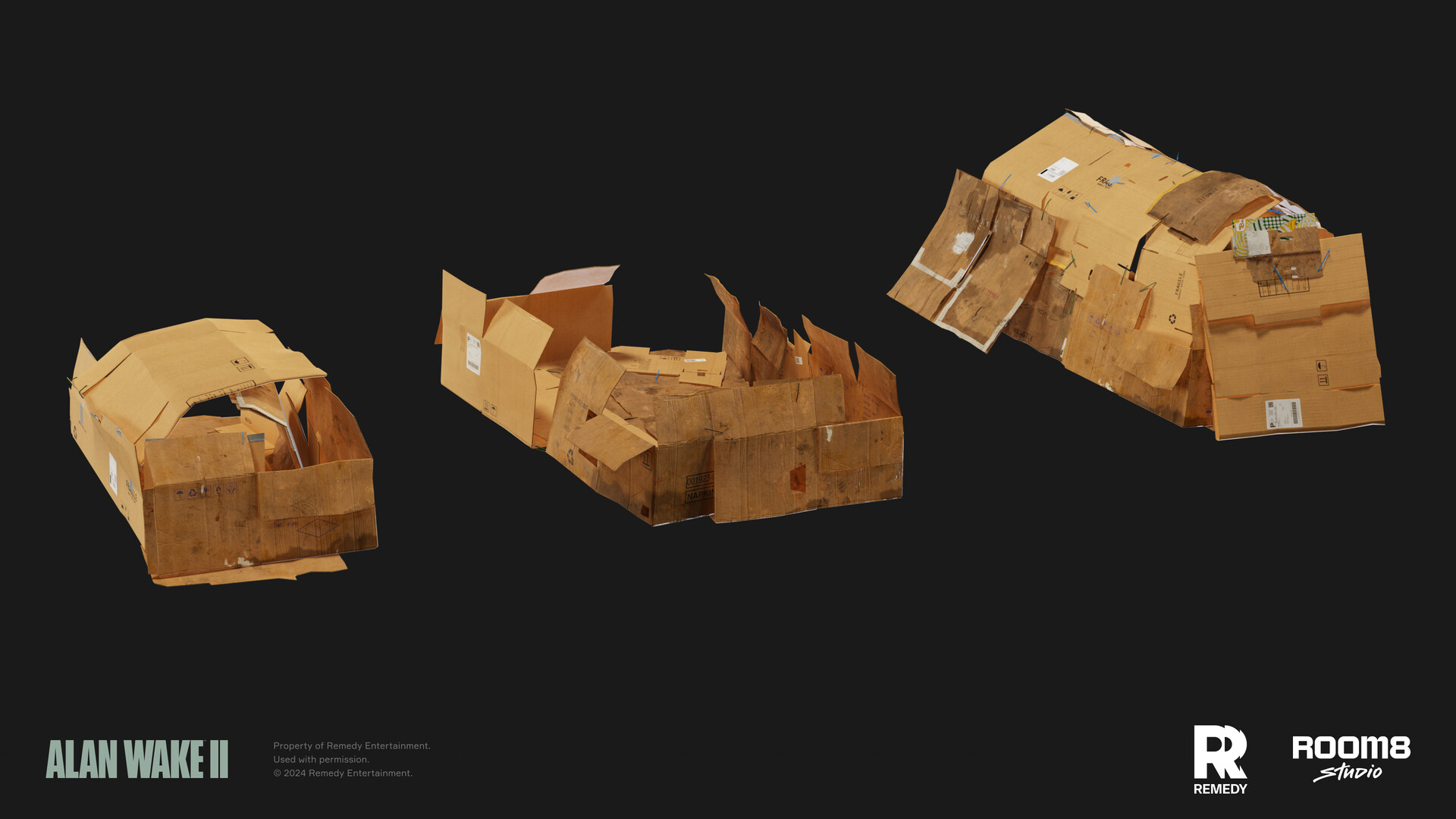 Room 8 Studio - Portfolio - Props (Alan Wake 2)