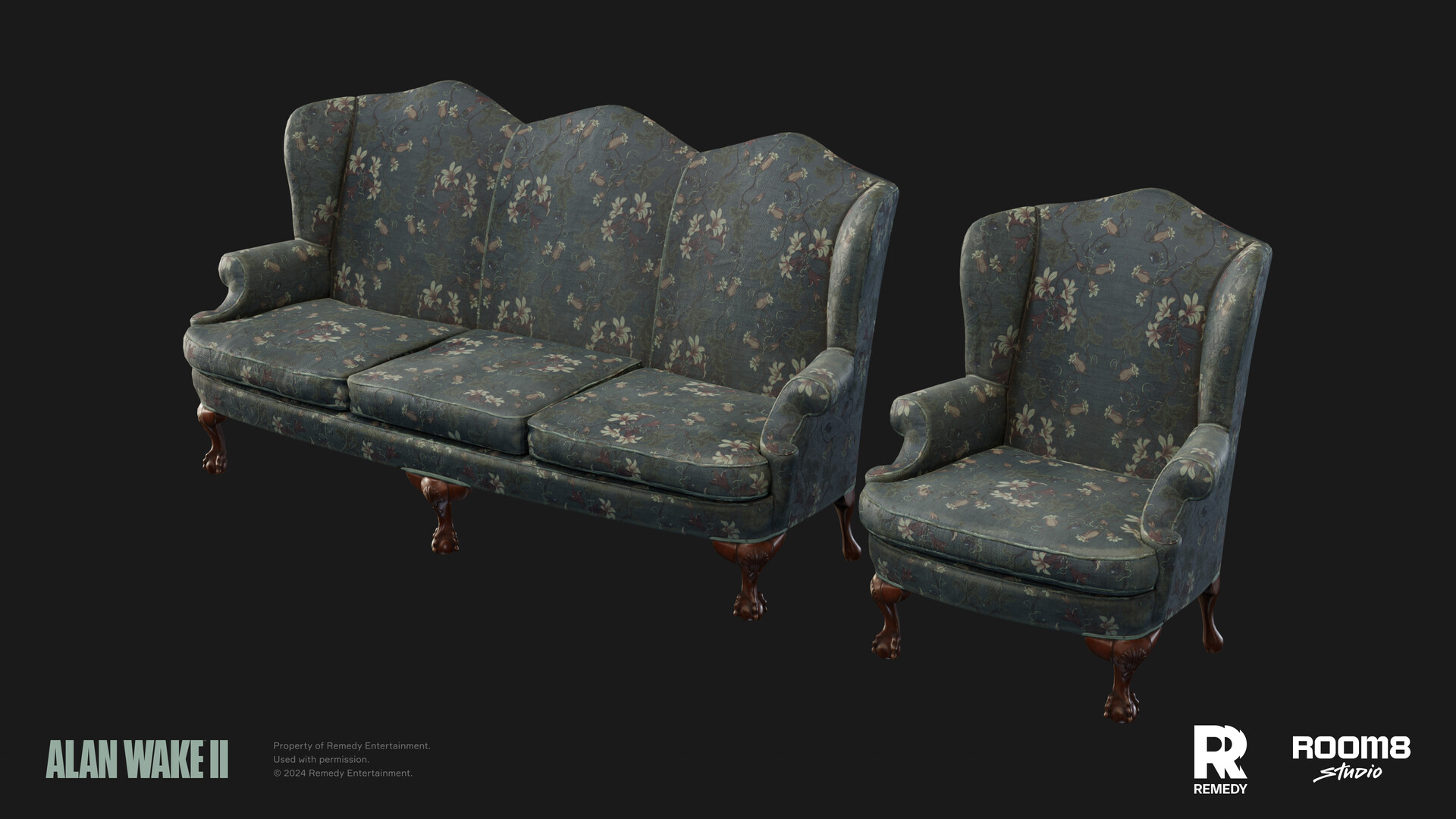 Room 8 Studio - Portfolio - Props (Alan Wake 2)