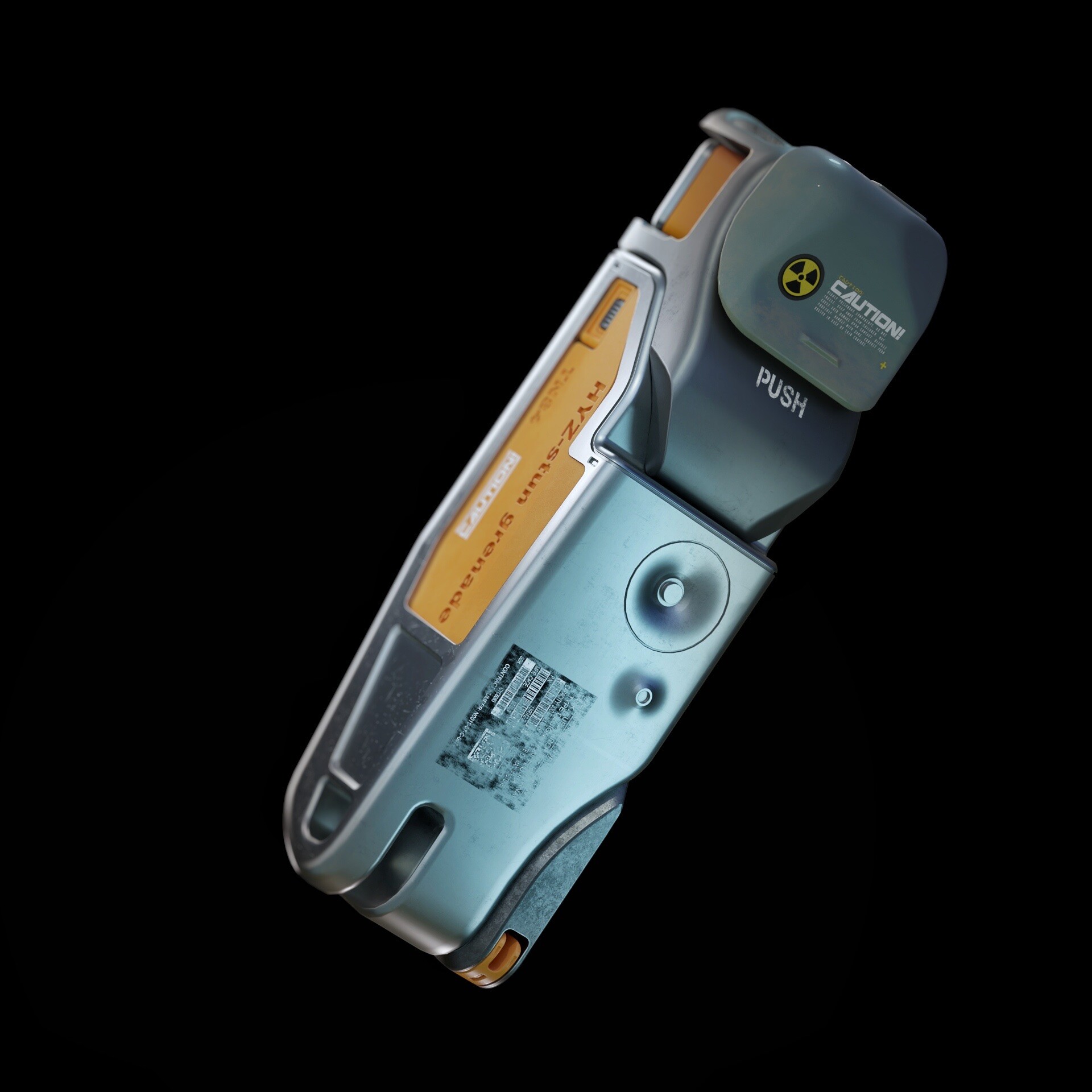 ArtStation - 🪖Hard surface props practice 🪖-Flash grenade