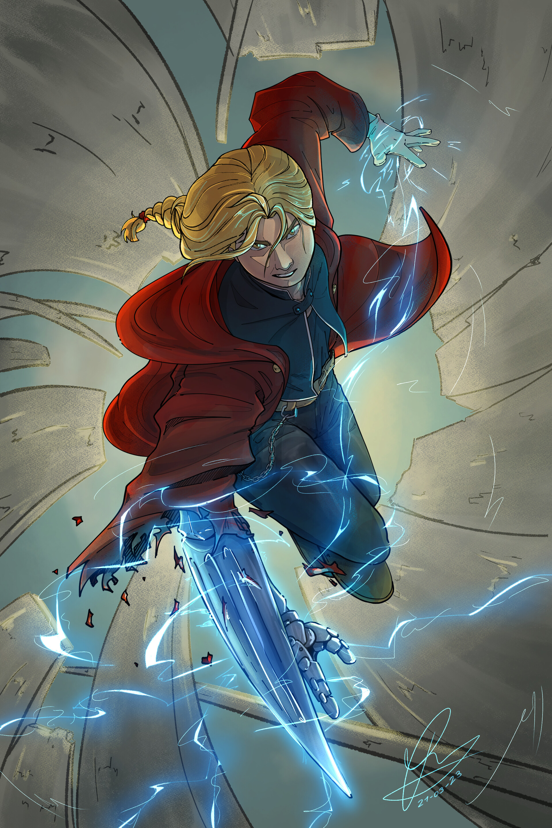 ArtStation - Edward Elric fanart