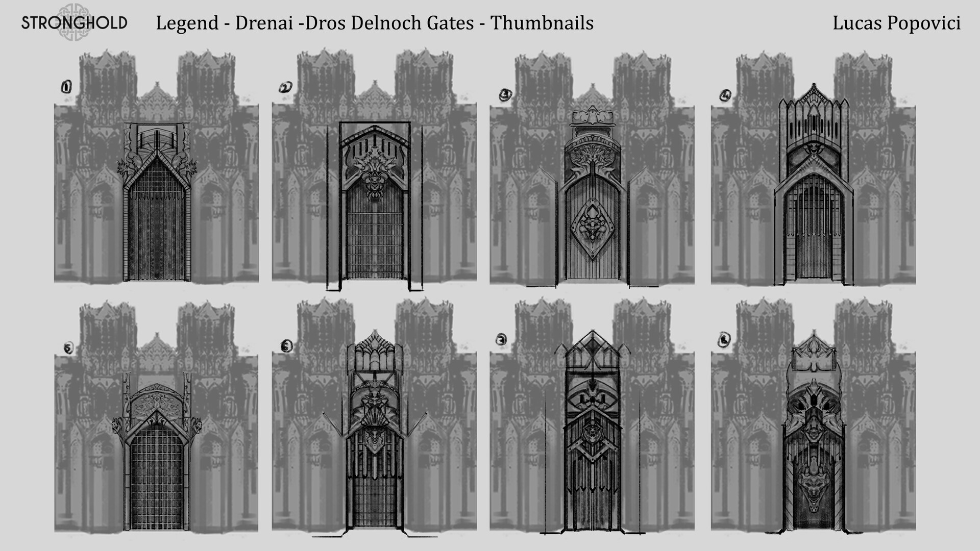ArtStation - 2022 STRONGHOLD - LEGEND - Walls Concepts