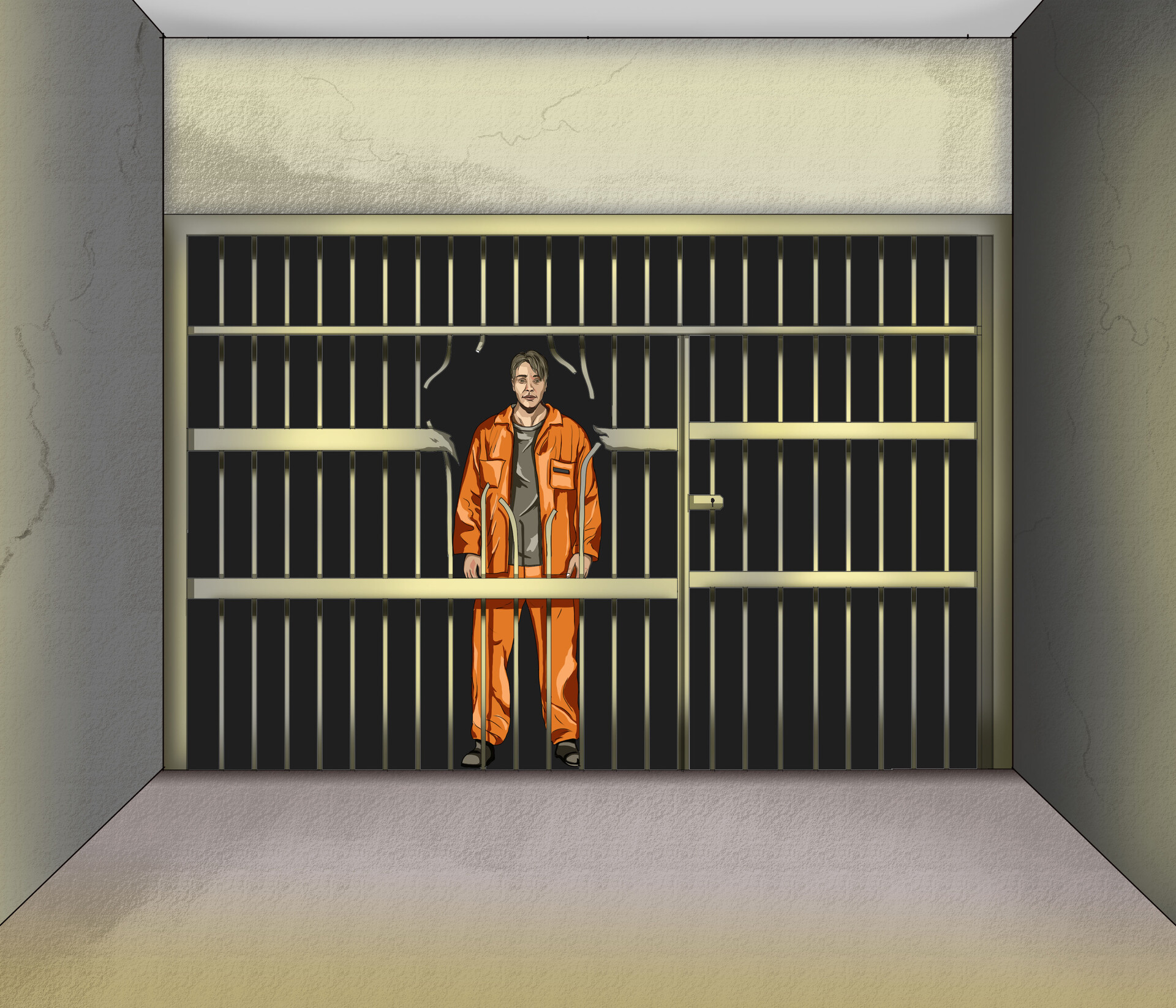 ArtStation - Prison theme Art