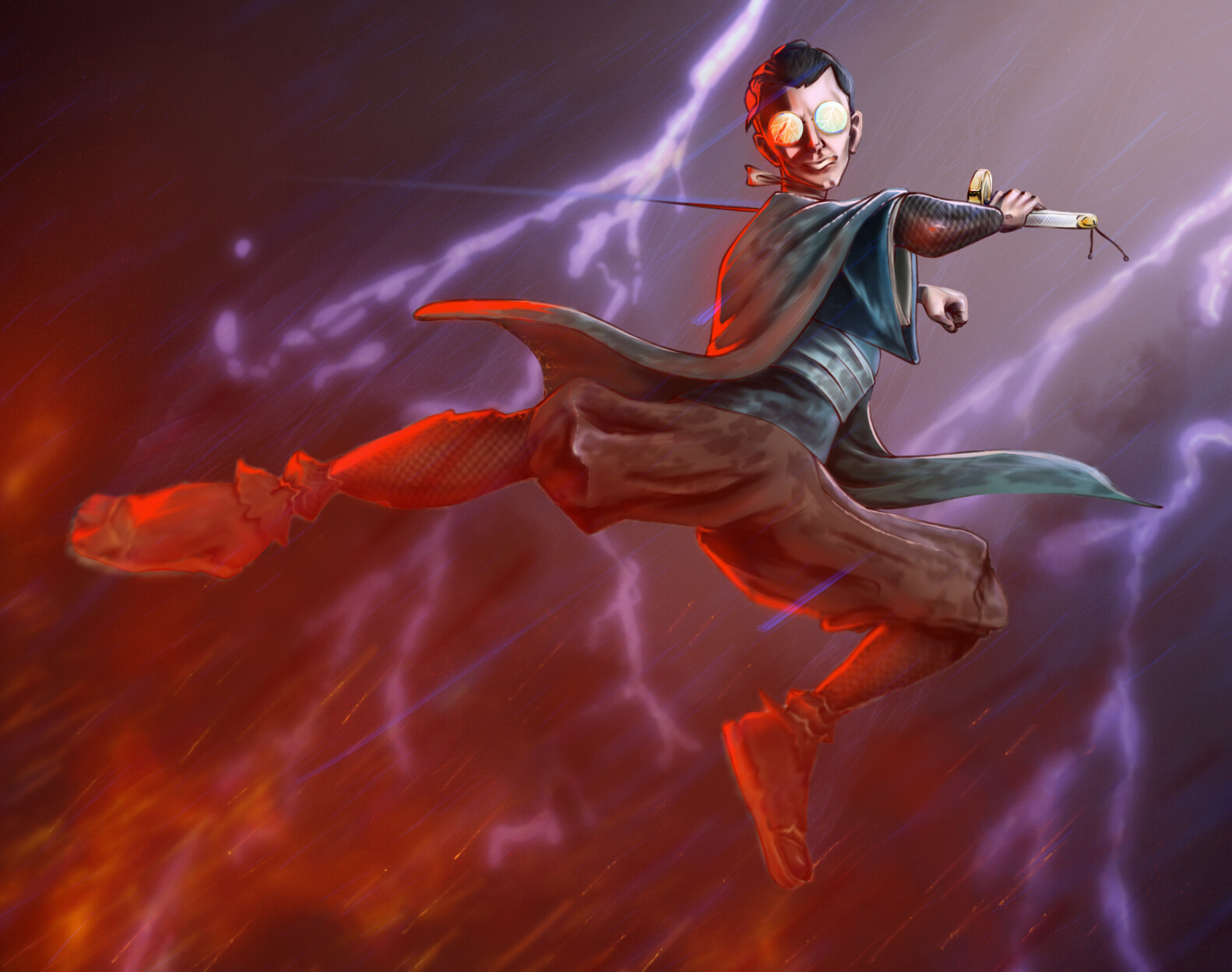ArtStation - Mizu, ♤Blue Eye Samurai♤