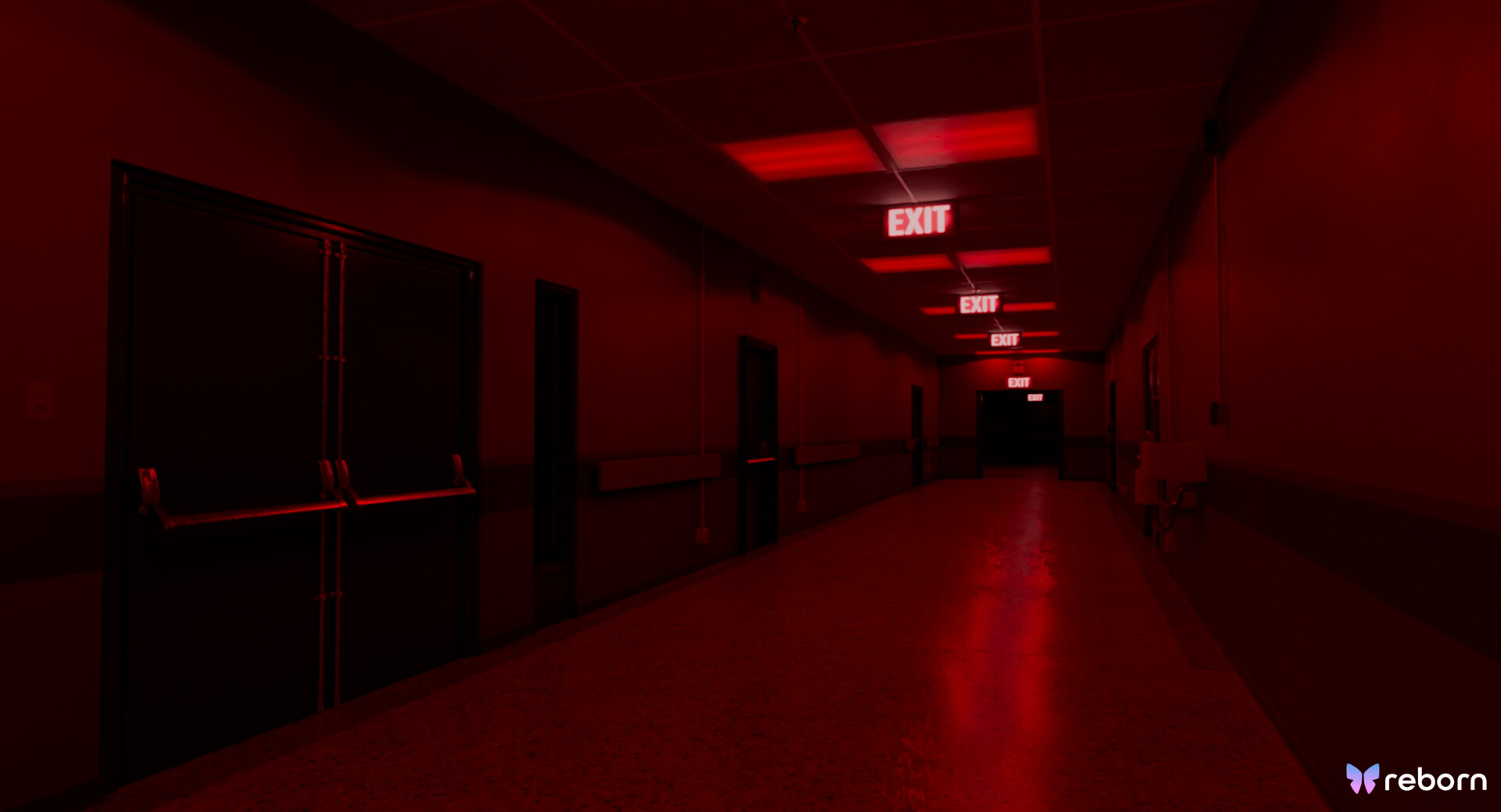 ArtStation - Backroom Level! rendered with Unity URP