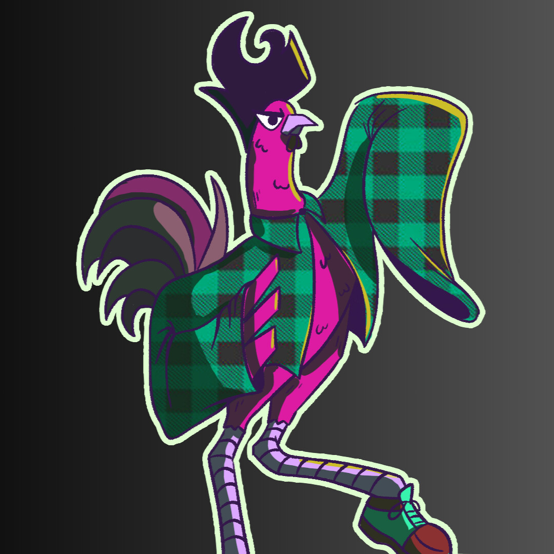 ArtStation - Gallo con Tenis - video game “Rimas sin esfuerzo ...