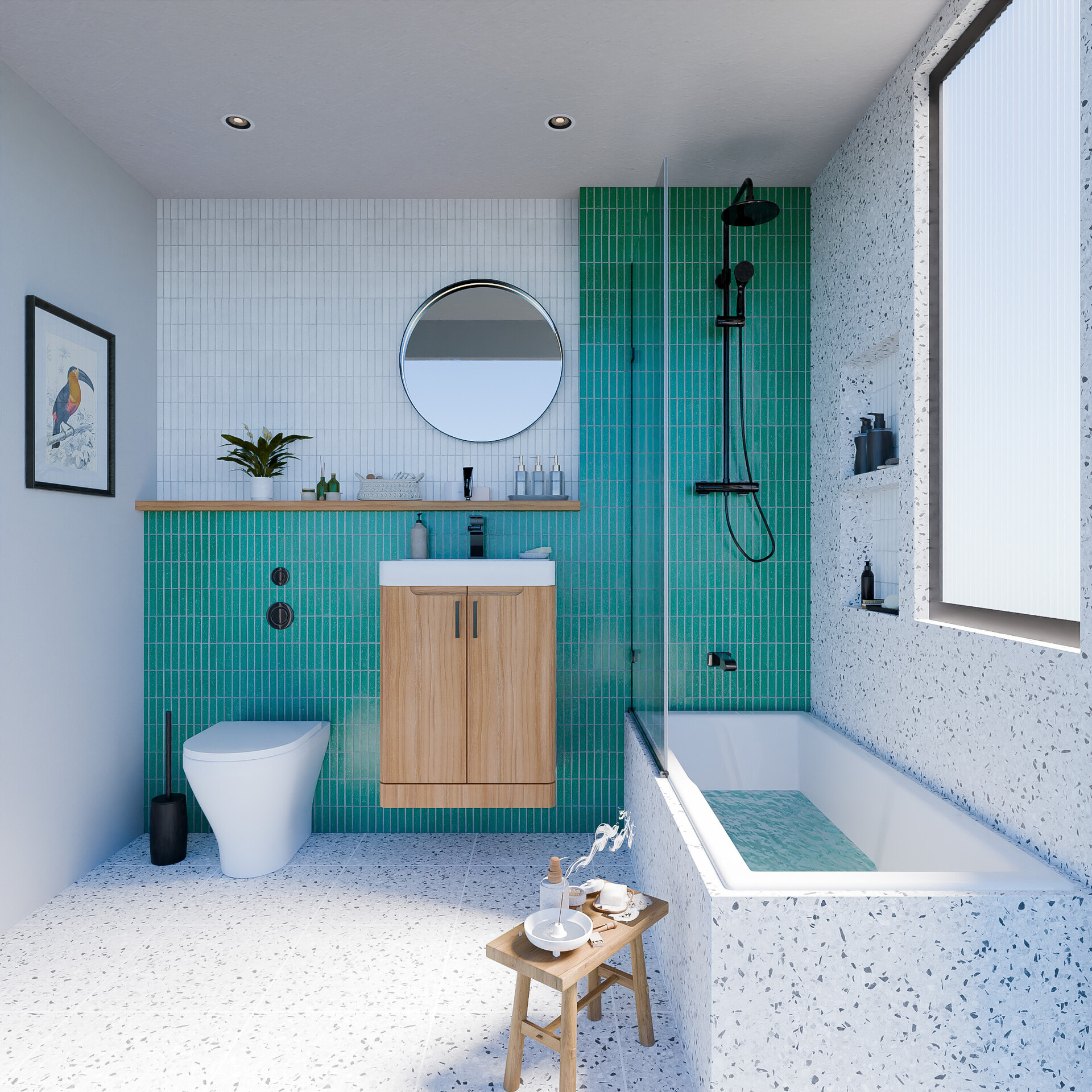 ArtStation - Small Bathroom Remodel