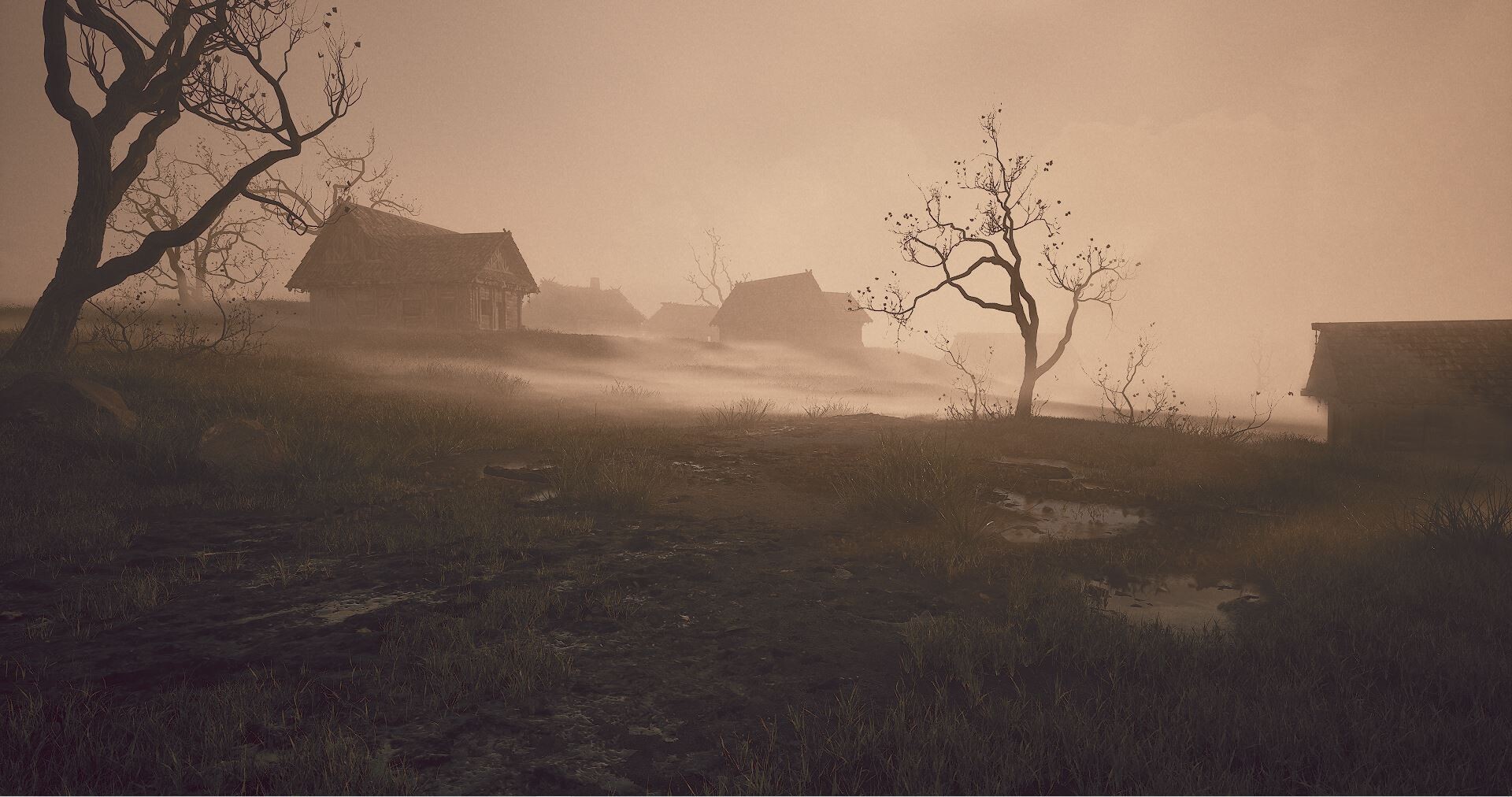 ArtStation - Mystic Fog Village (UE5 Lumen)