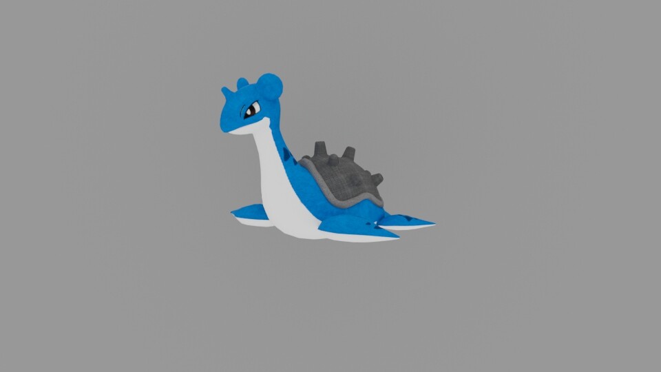 ArtStation - plush lapras texture