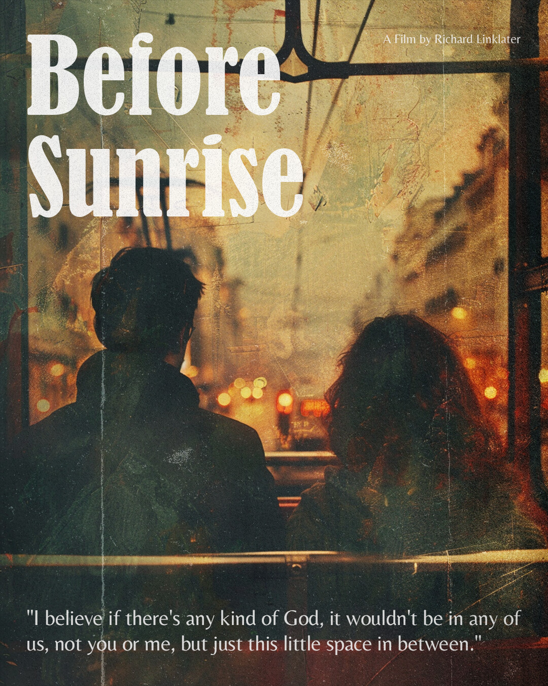 ArtStation - POSTER DESIGN: BEFORE SUNRISE (MOVIE POSTER)