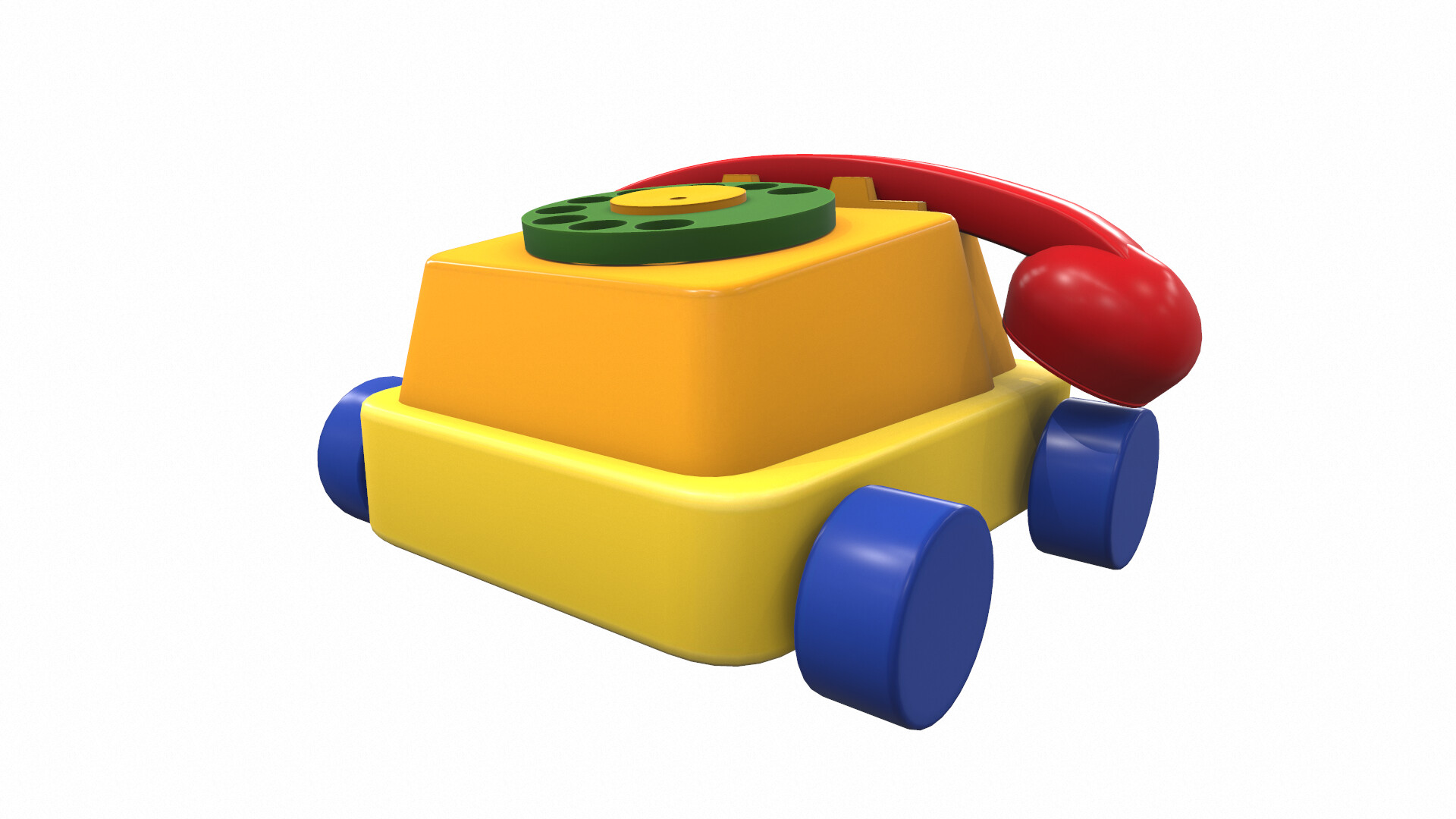 ArtStation - Plastic baby toy phone