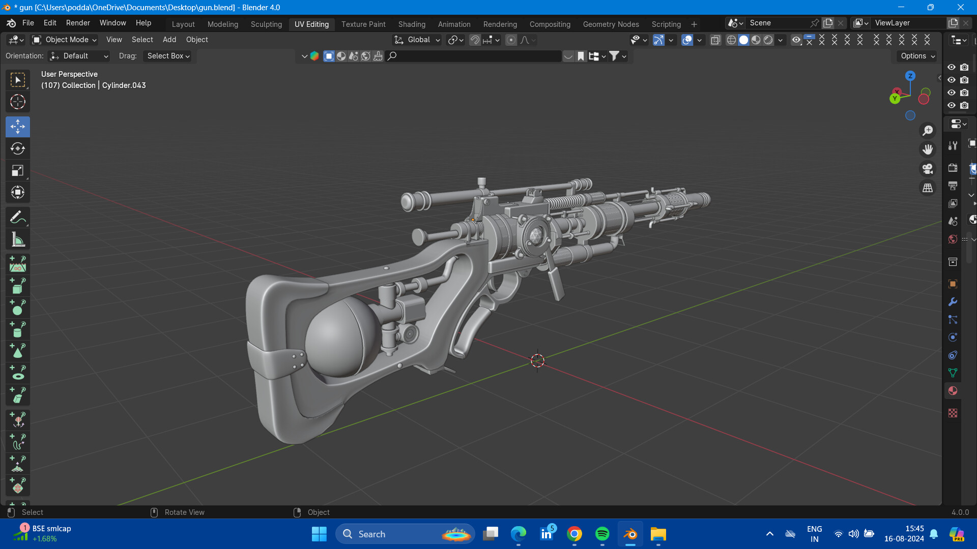 ArtStation - 3D Model of Weapon.
