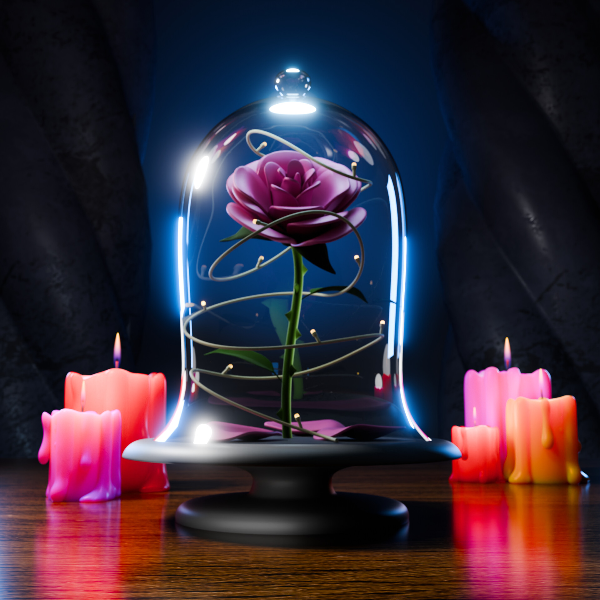 ArtStation - 3D Rose