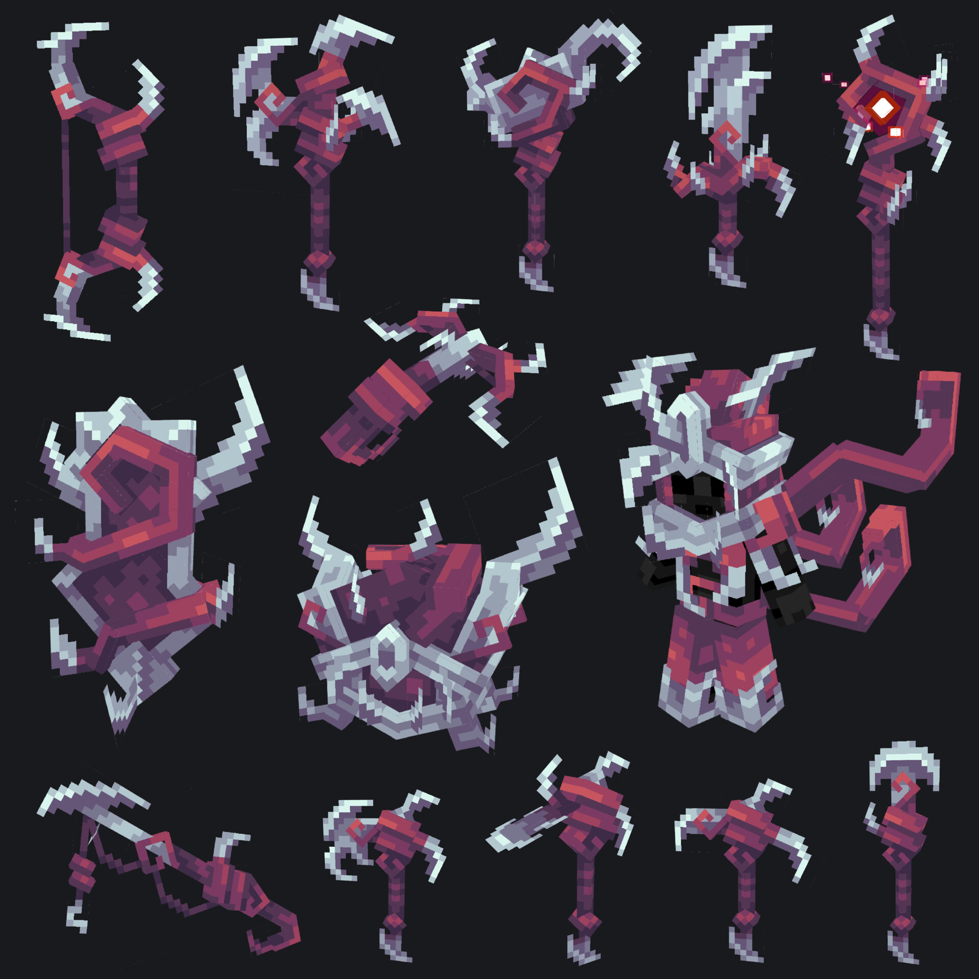 ArtStation - Minecraft Demon King set