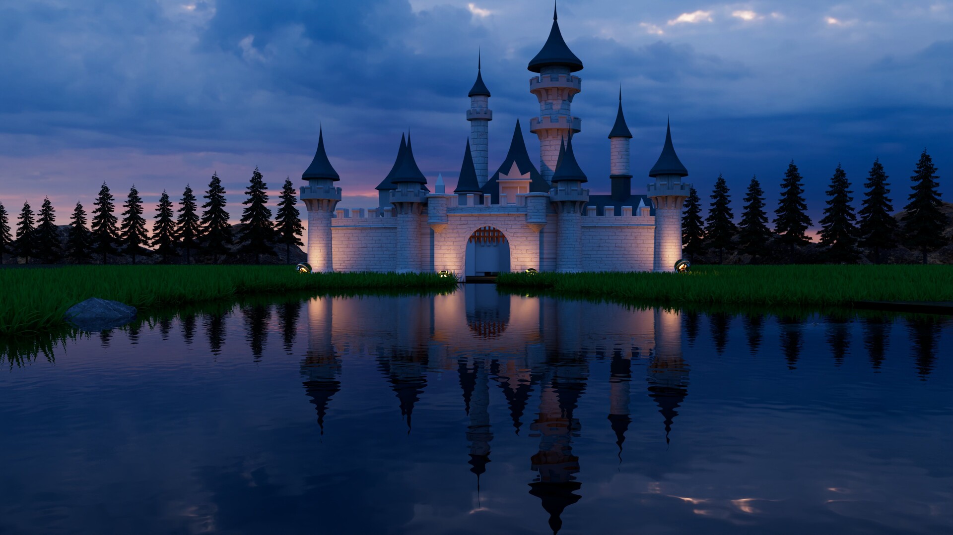 ArtStation - Disney Castle