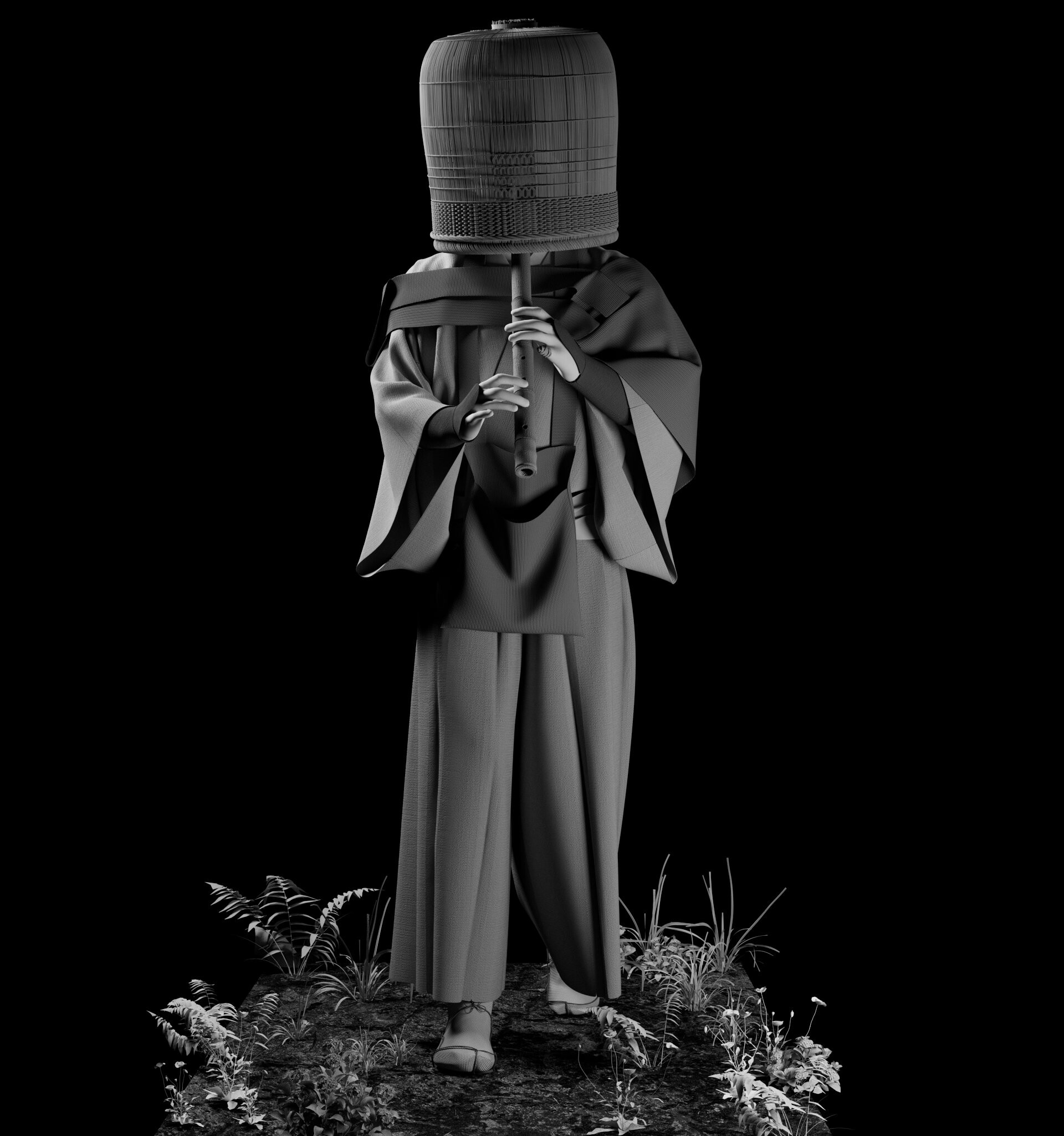 ArtStation - Komuso Monk