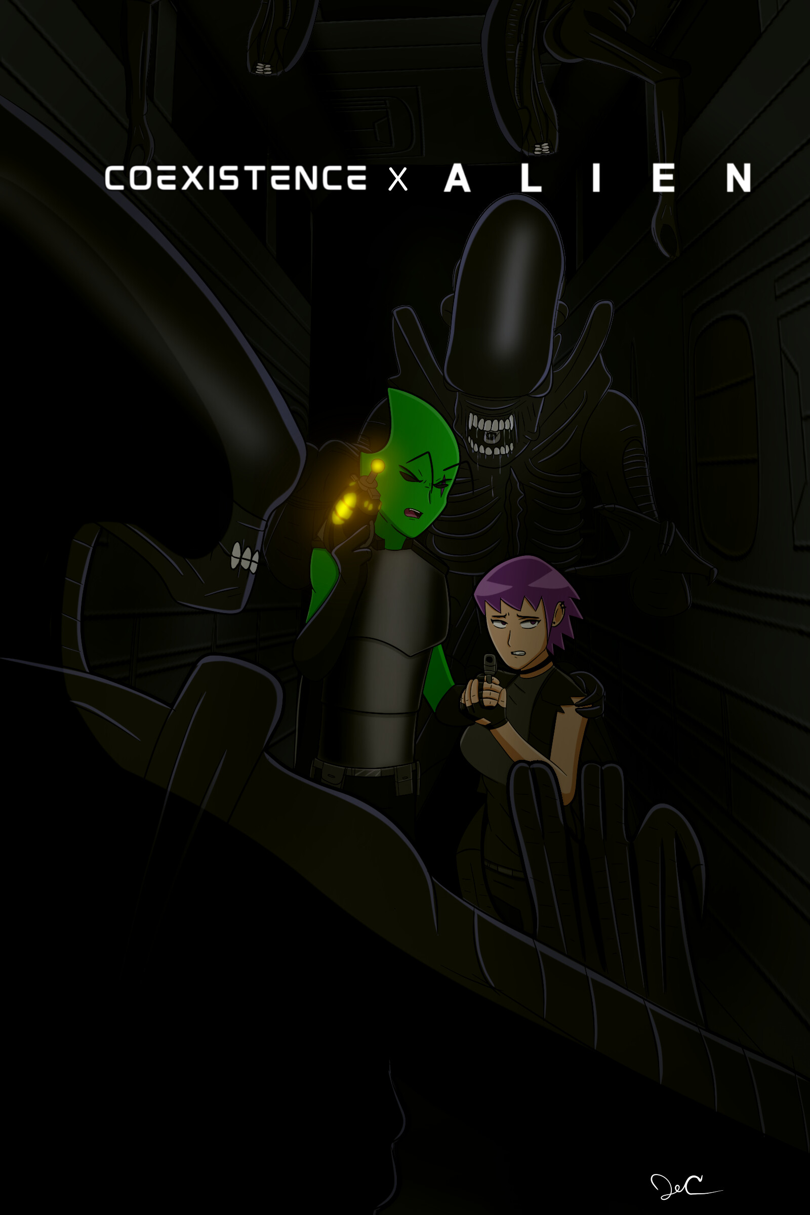 ArtStation - Coexistence X Aliens