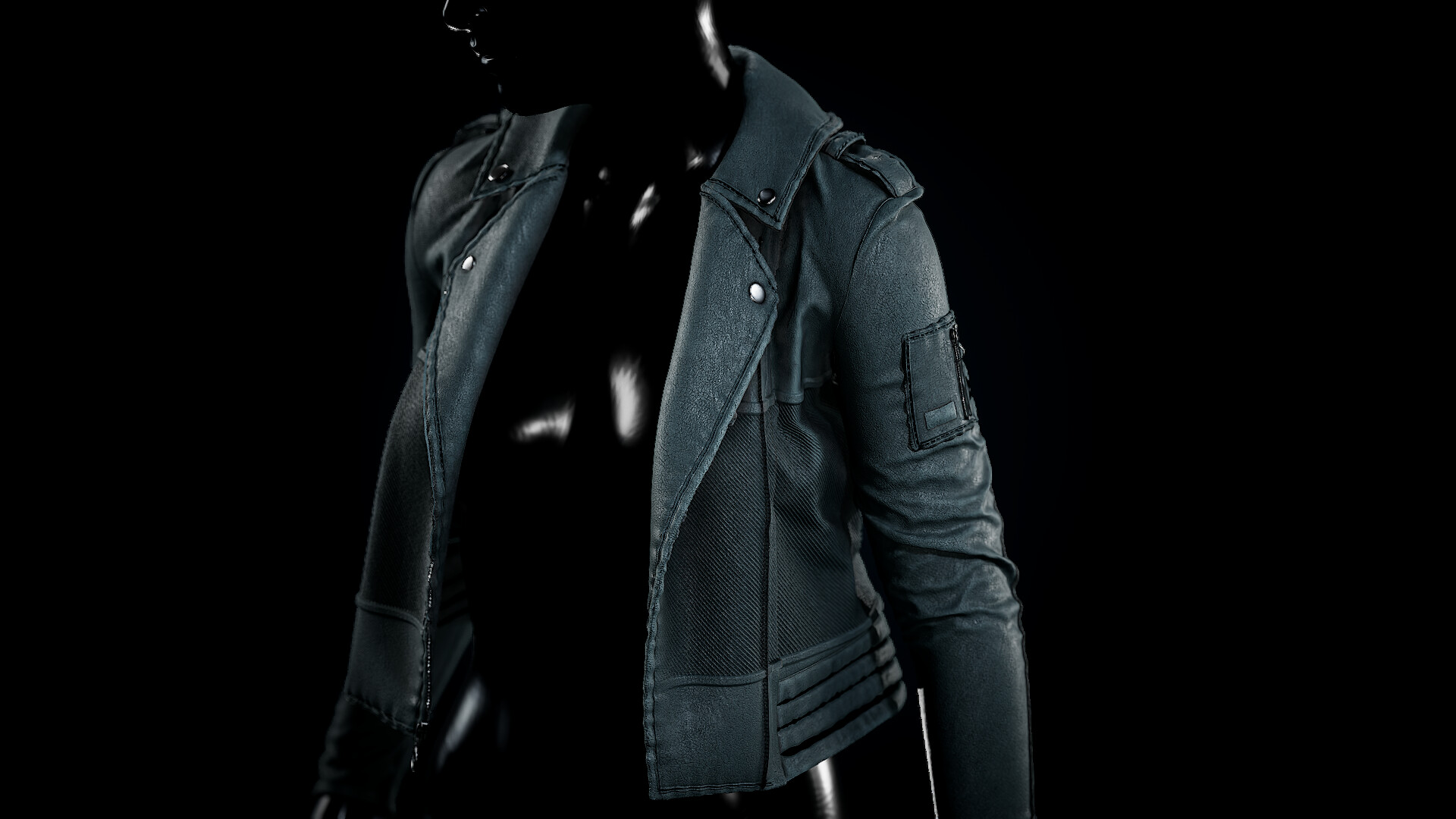 ArtStation - Leather jacket texturing