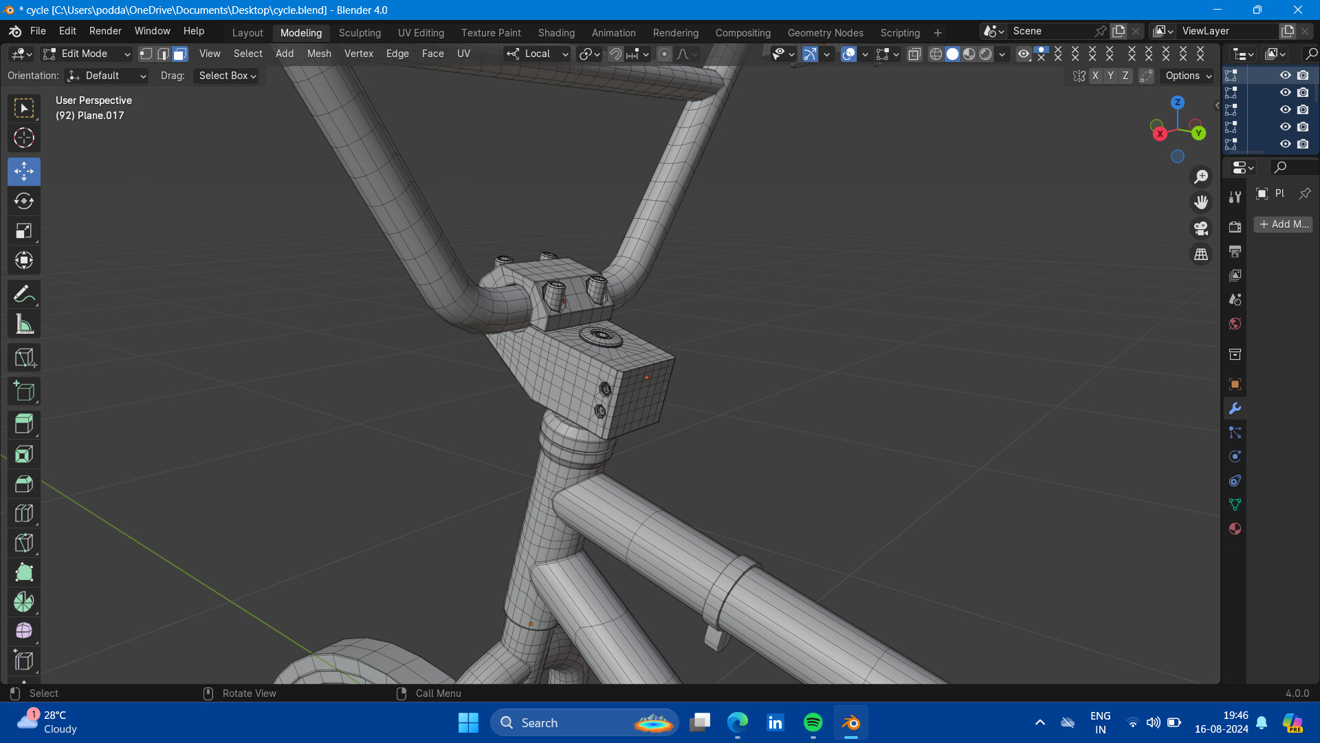 ArtStation - 3D Model of Cycle