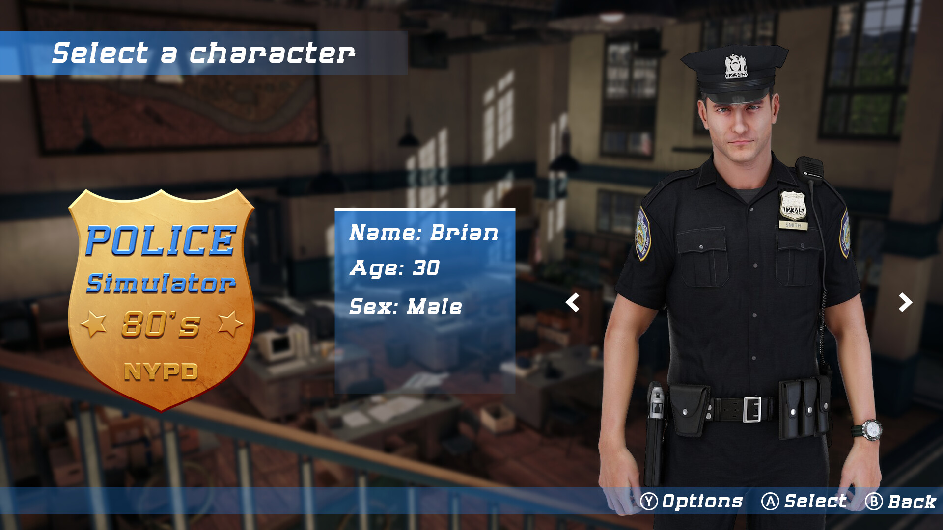 Adonis - Game UI (Police Simulator 80's)