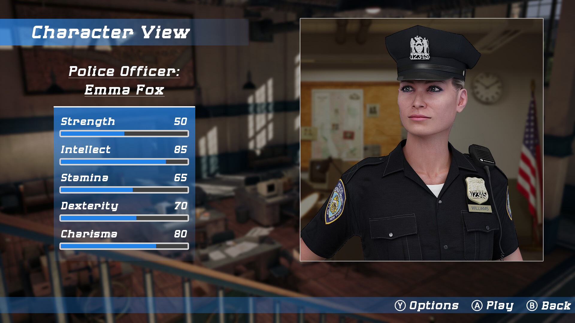 Adonis - Game UI (Police Simulator 80's)