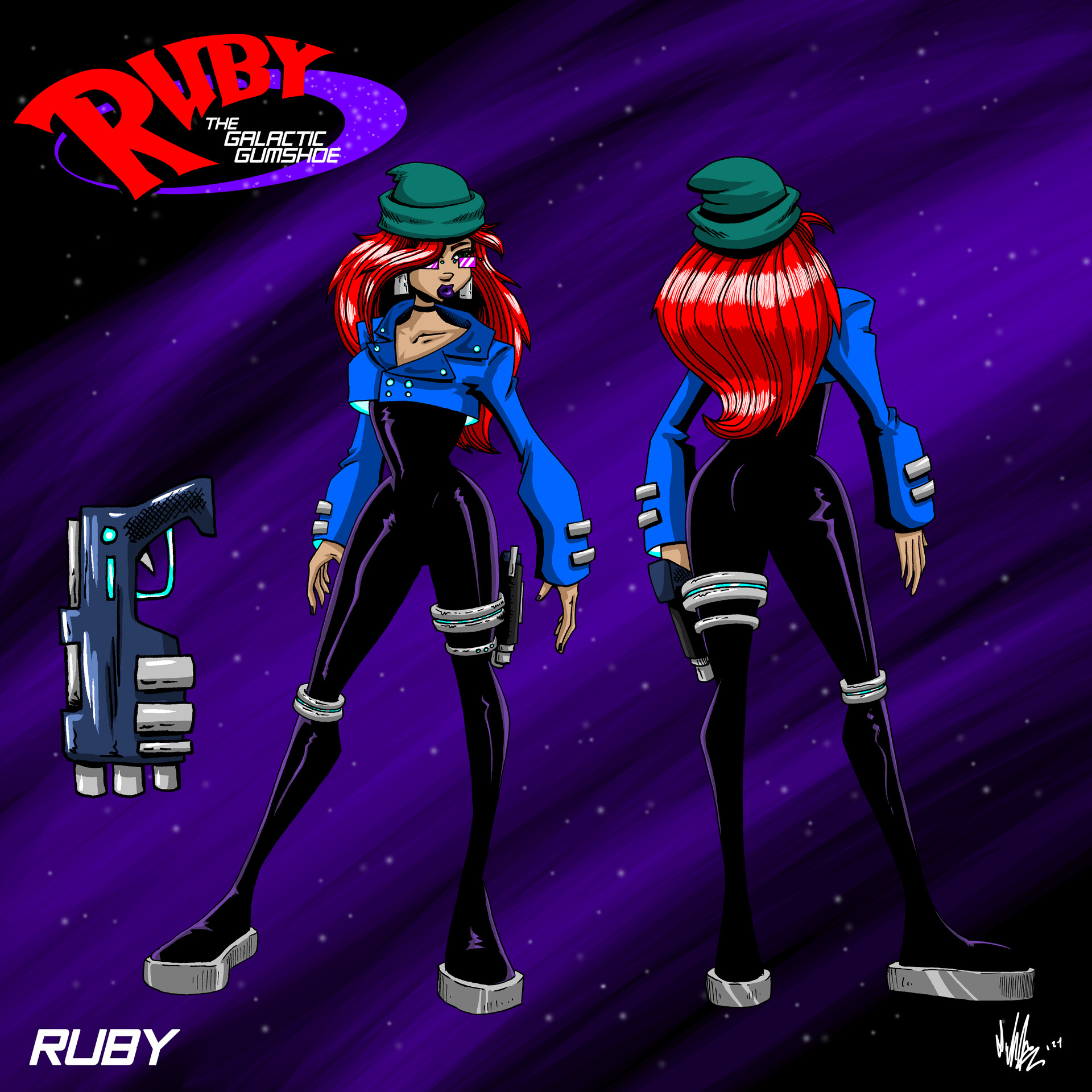 ArtStation - Ruby The Galactic Gumshoe