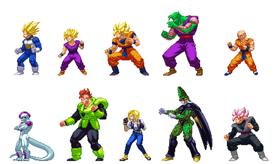 ArtStation - Dragon Ball Z Arcade Character Remake
