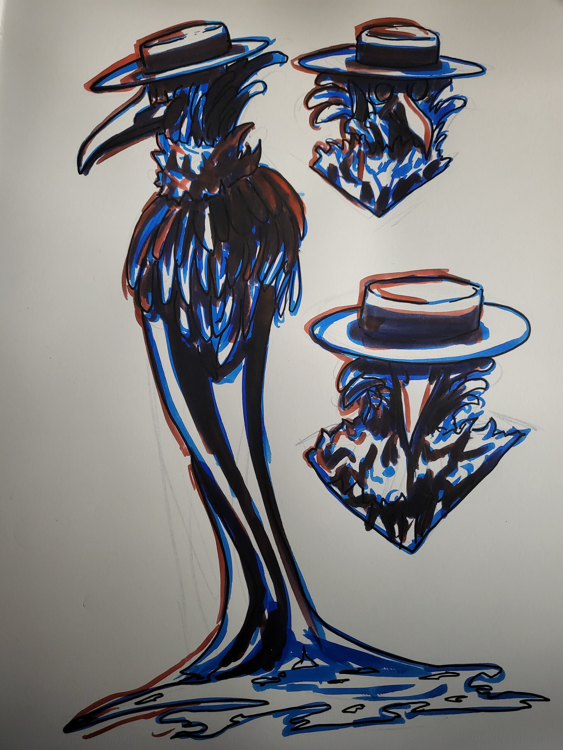 ArtStation - Crow Man Concept