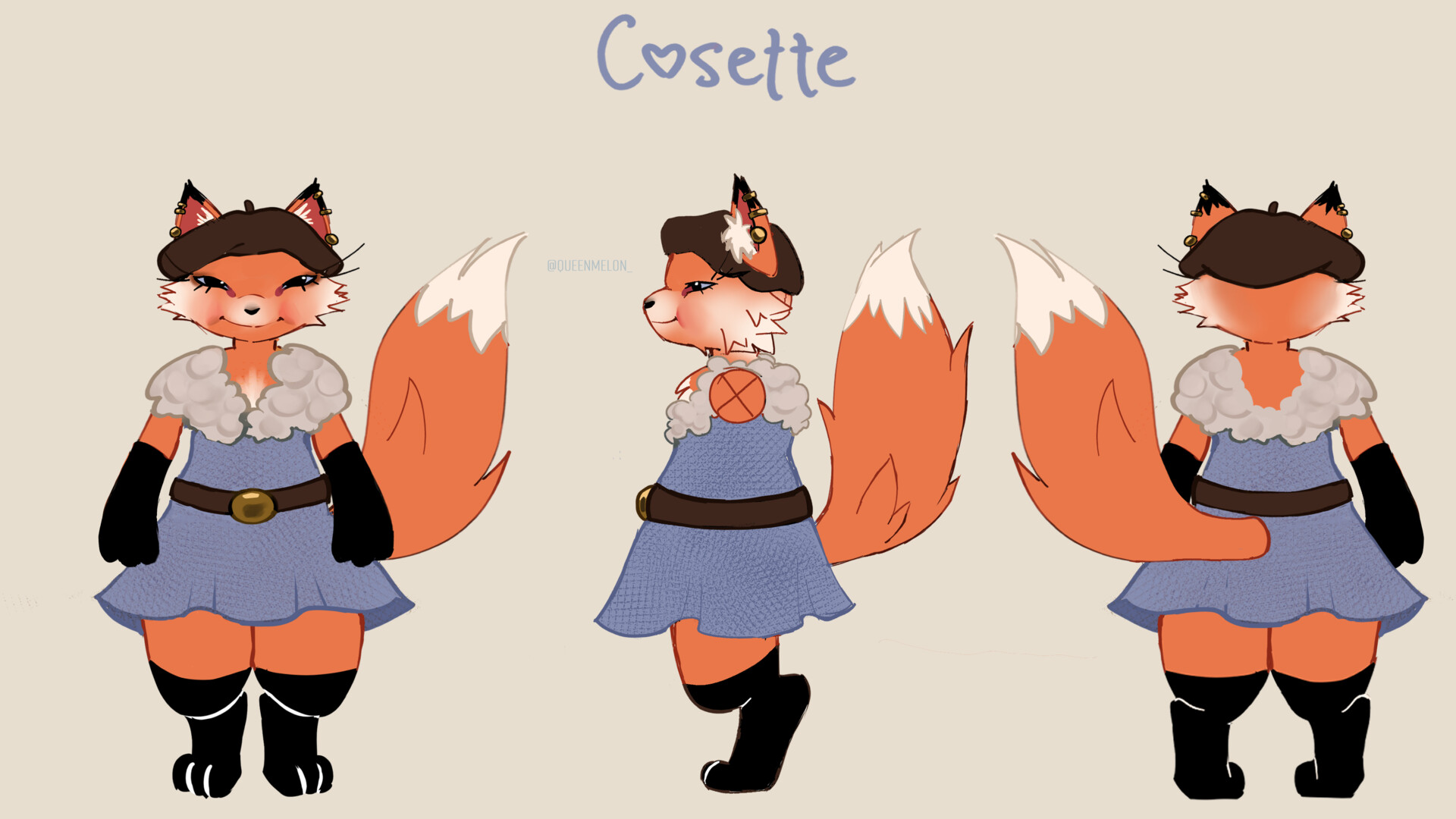 ArtStation - Cosette character design