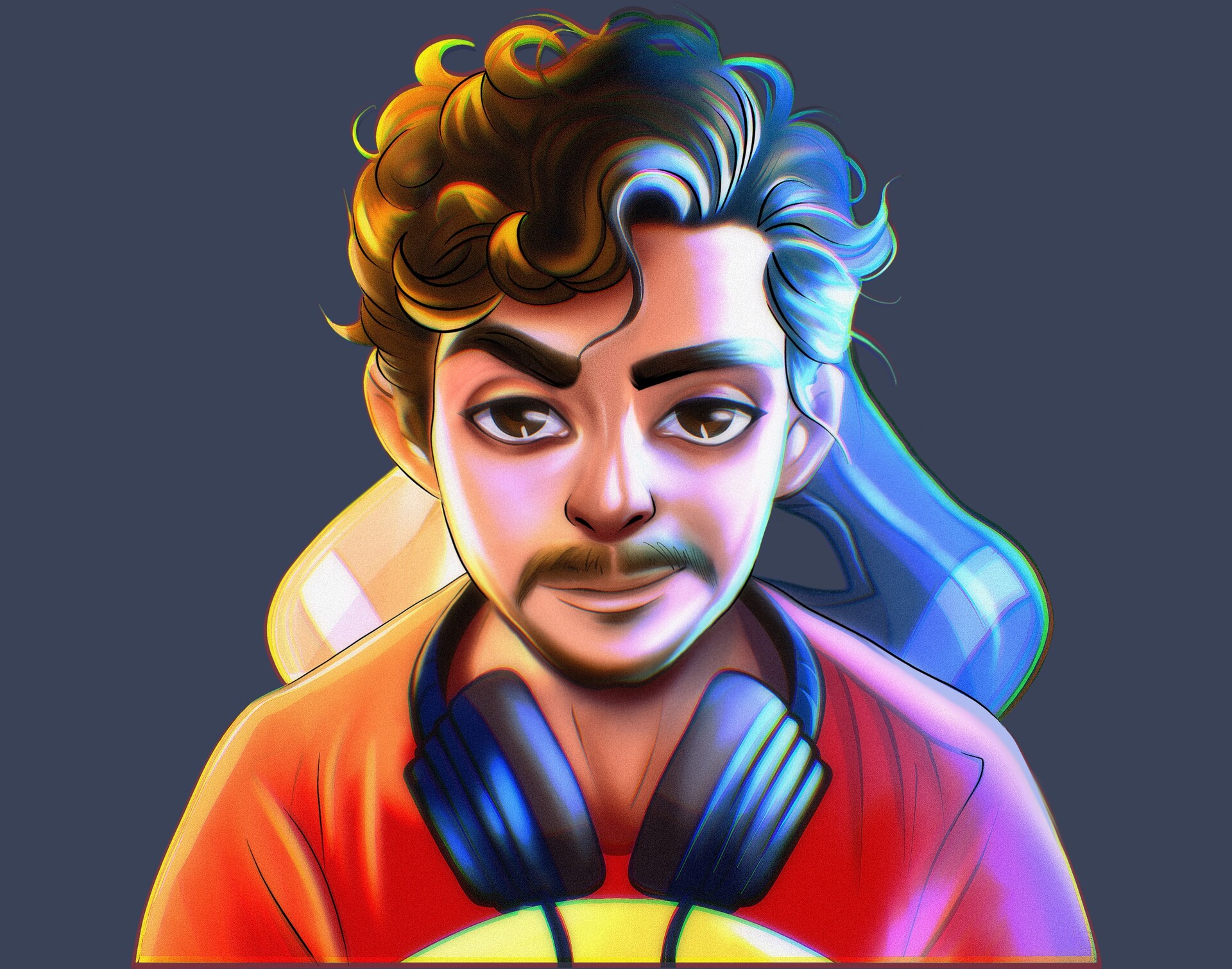 ArtStation - Avatar for a Kick Streamer Cavs Karahanlı