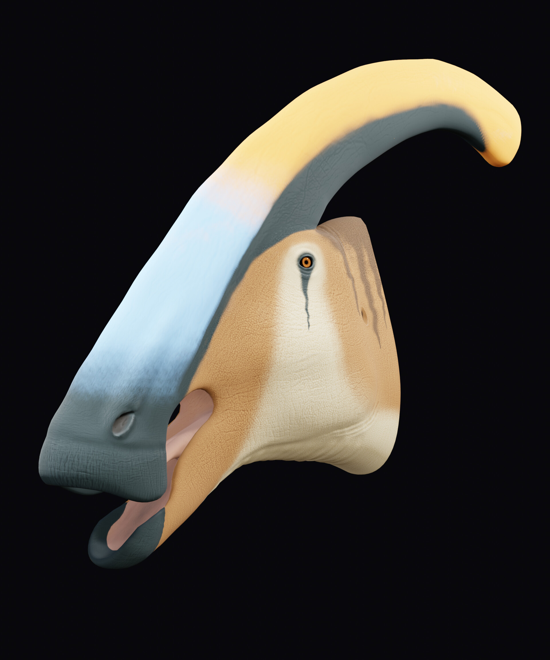 ArtStation - Parasaurolophus Walkeri Bust