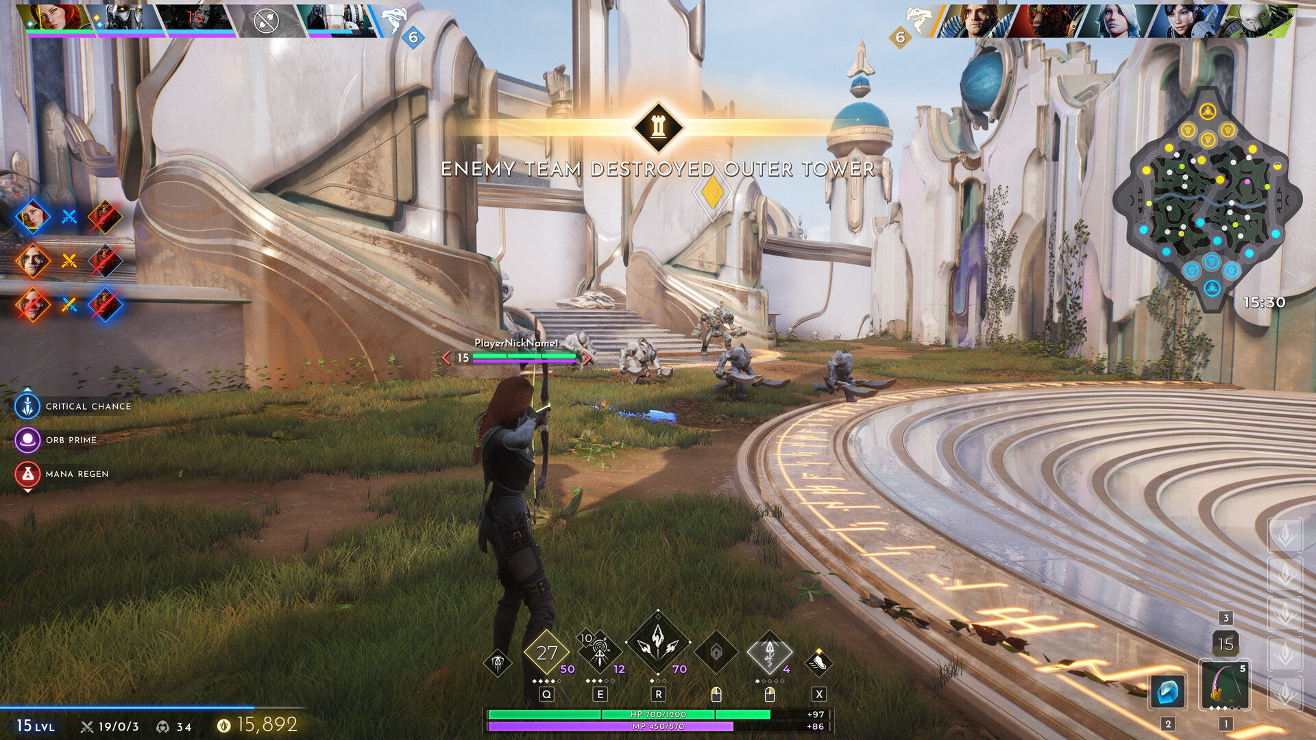 Nina Pykhtina - Predecessor - UI & HUD design