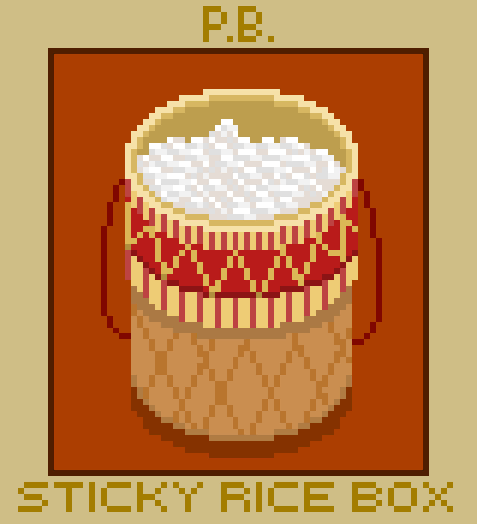 ArtStation - Art no.29 - Sticky rice box