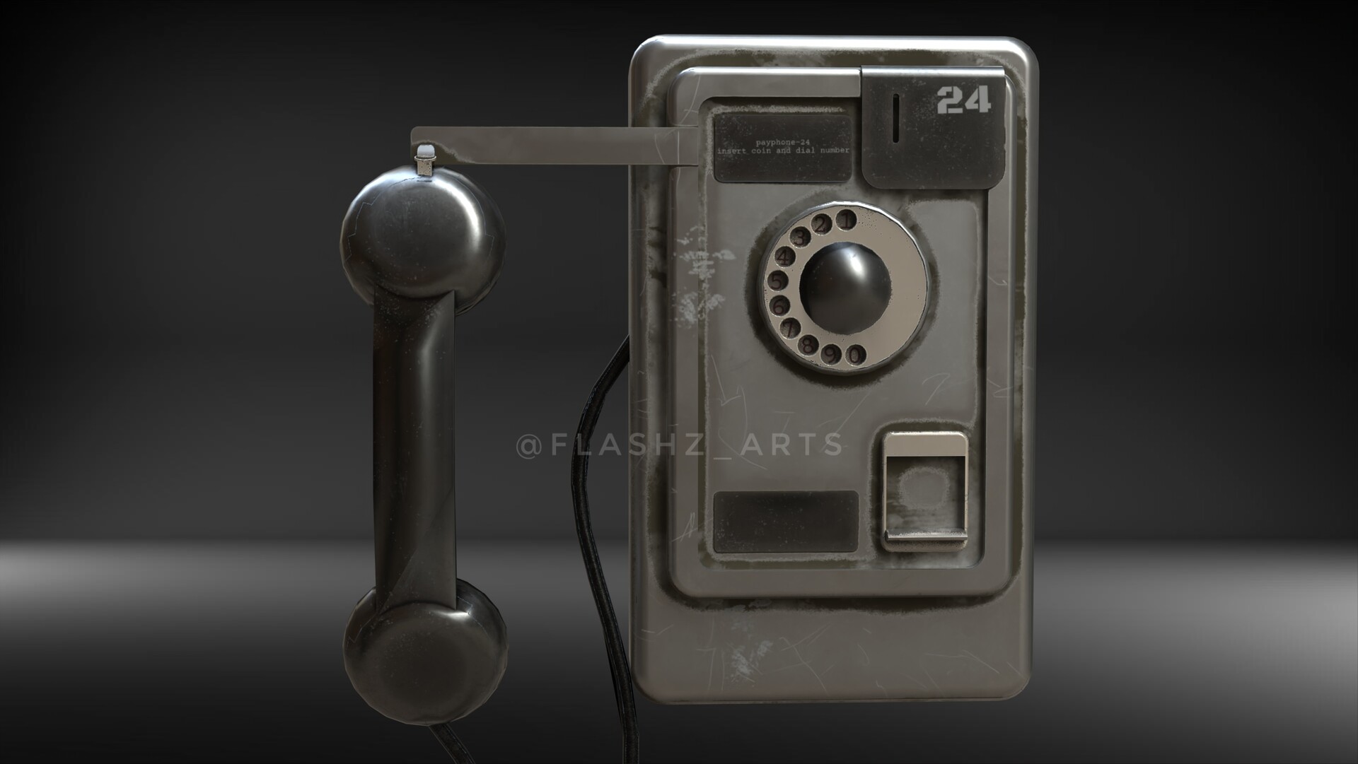 ArtStation - payphone 3d Render