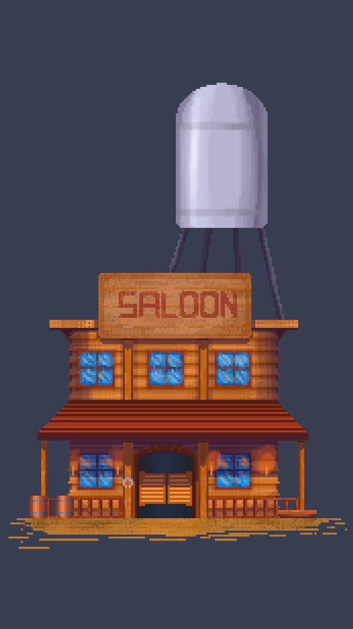ArtStation - Wild west saloon