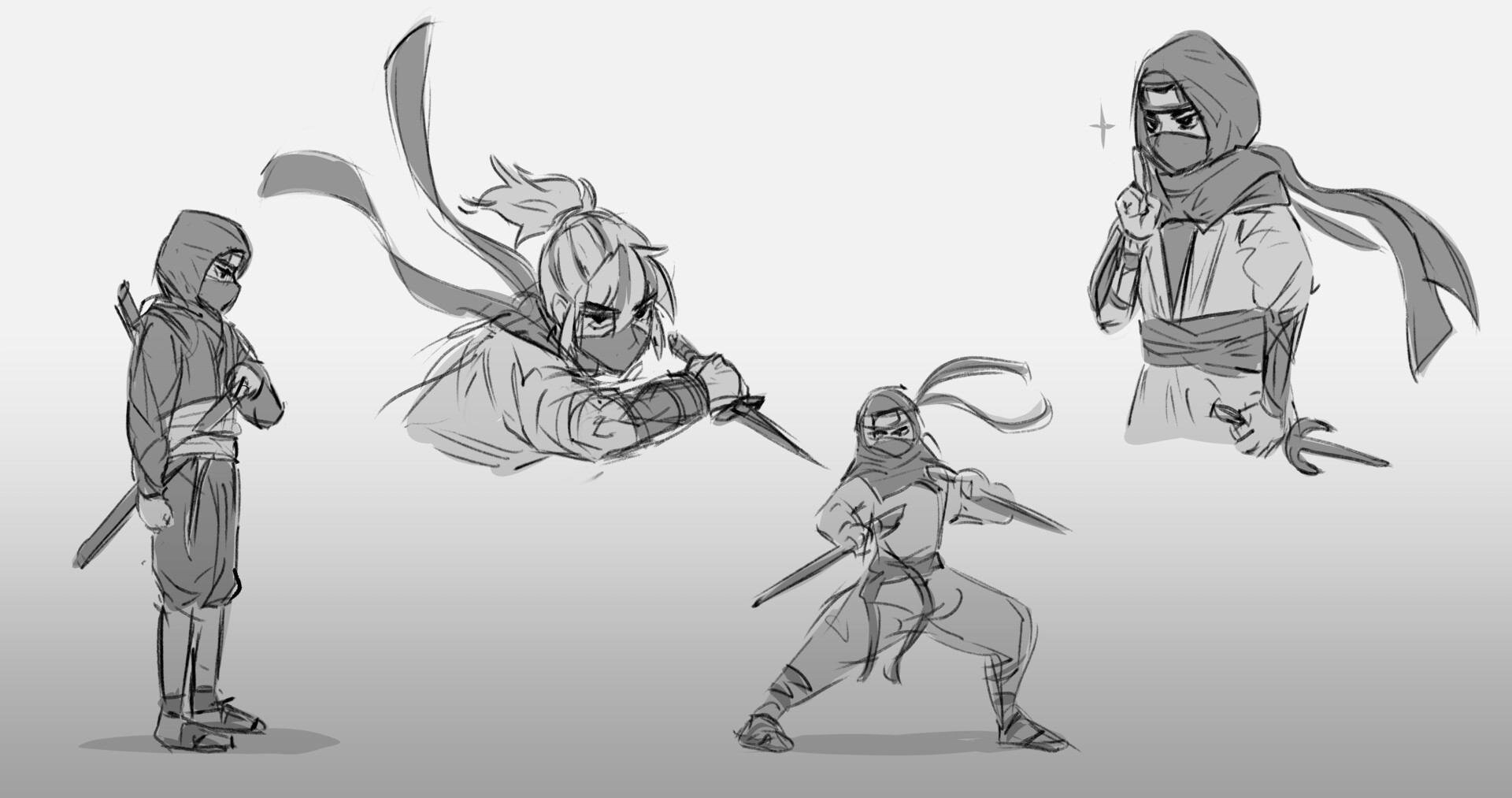 Ninja Pose Anime Anime Ninja Girls Coloring Book: 30+ Warriors