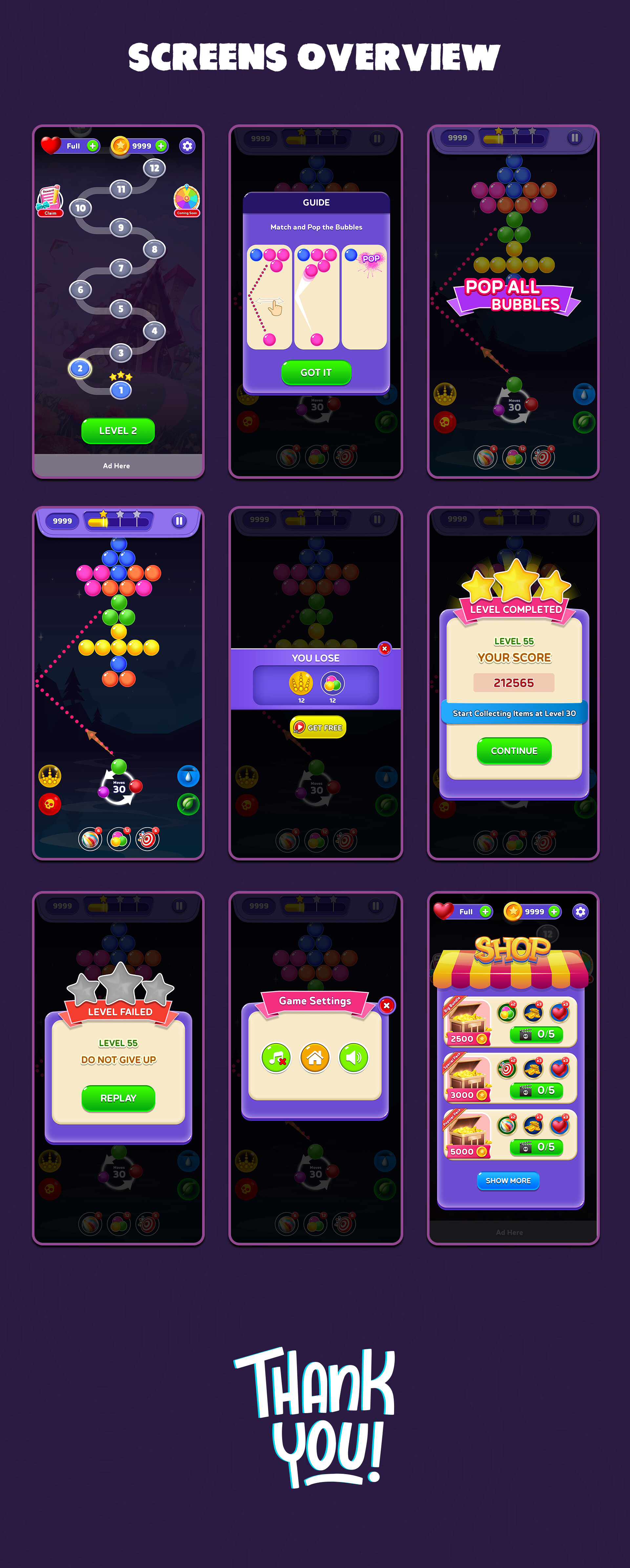 ArtStation - Bubble shooter Puzzle Game