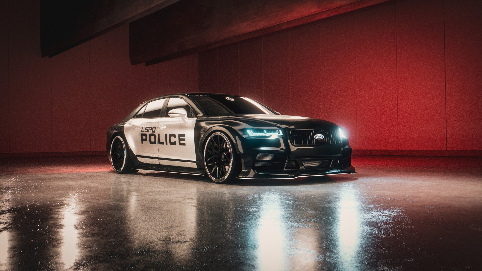 ArtStation - MODERN VERSION | Ford Crown Victoria POLICE INTERCEPTOR