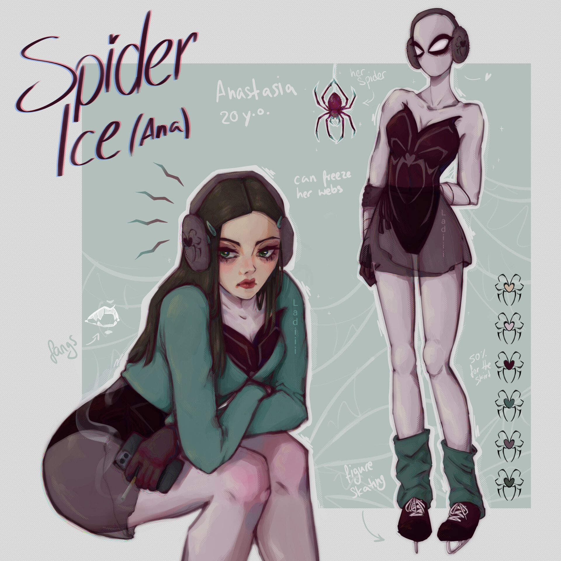 ArtStation - Frostbite | Spiderverse OC