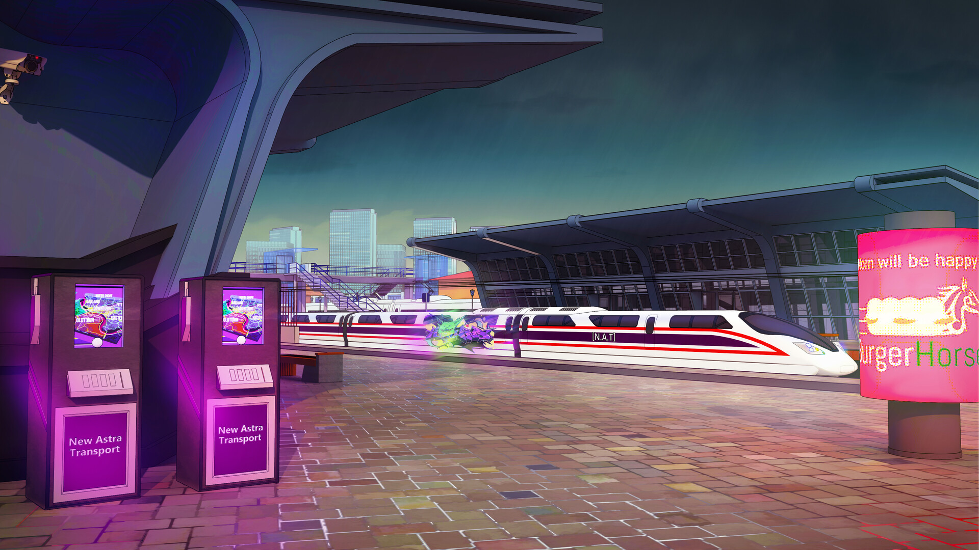 ArtStation - Train Station | VIOLE[n]T RUSH