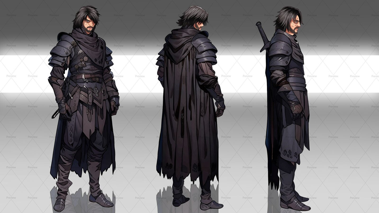 ArtStation - reference sheet