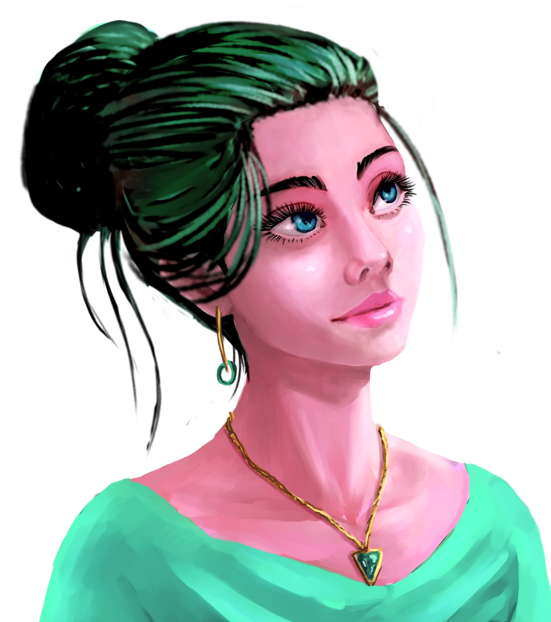 ArtStation - Green Girl