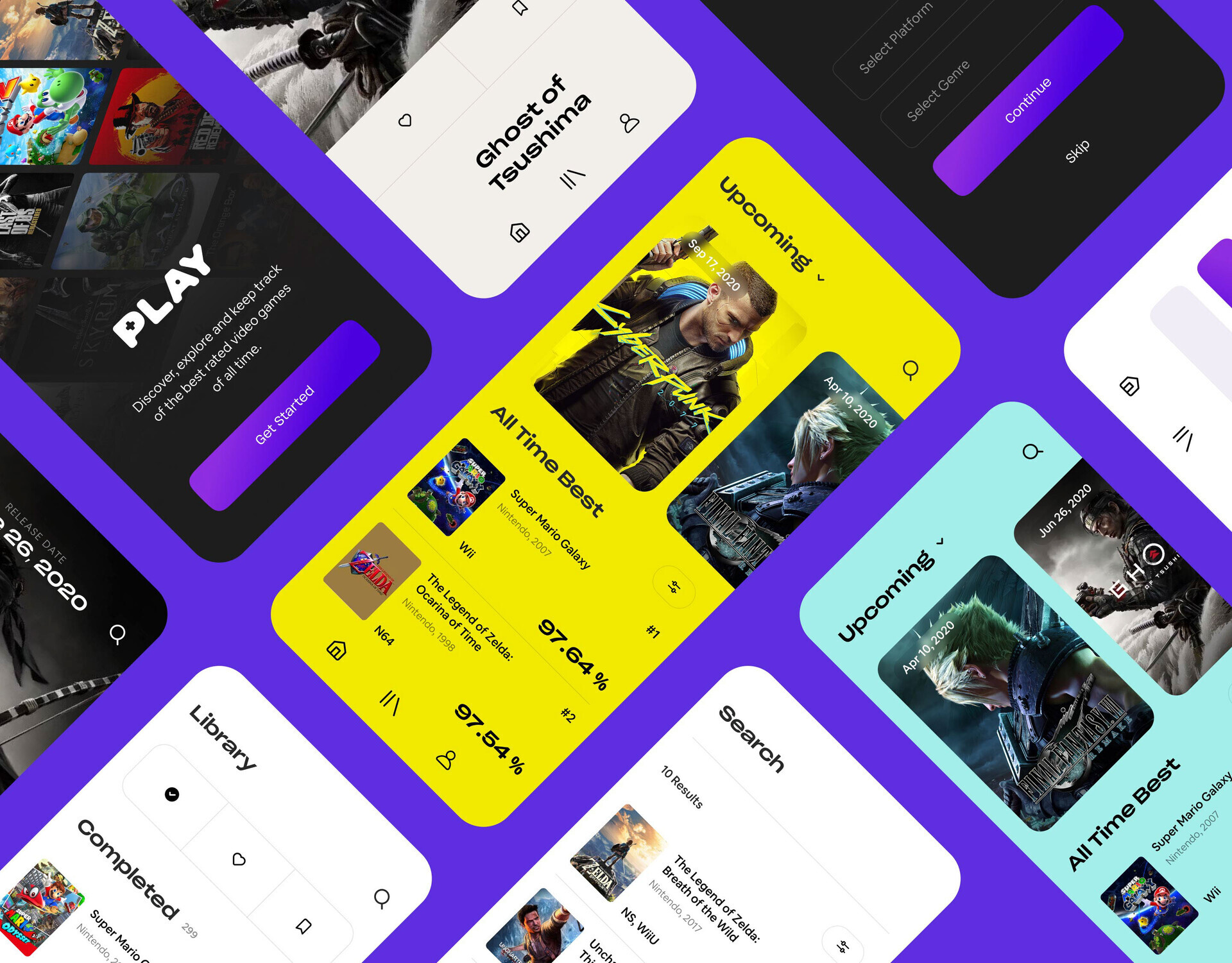 ArtStation - Play App UX/UI Design