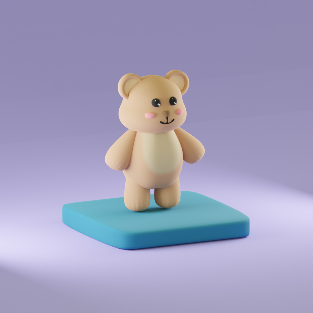 ArtStation - Teddy bear