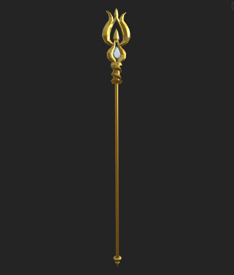 ArtStation - Gold Scepter