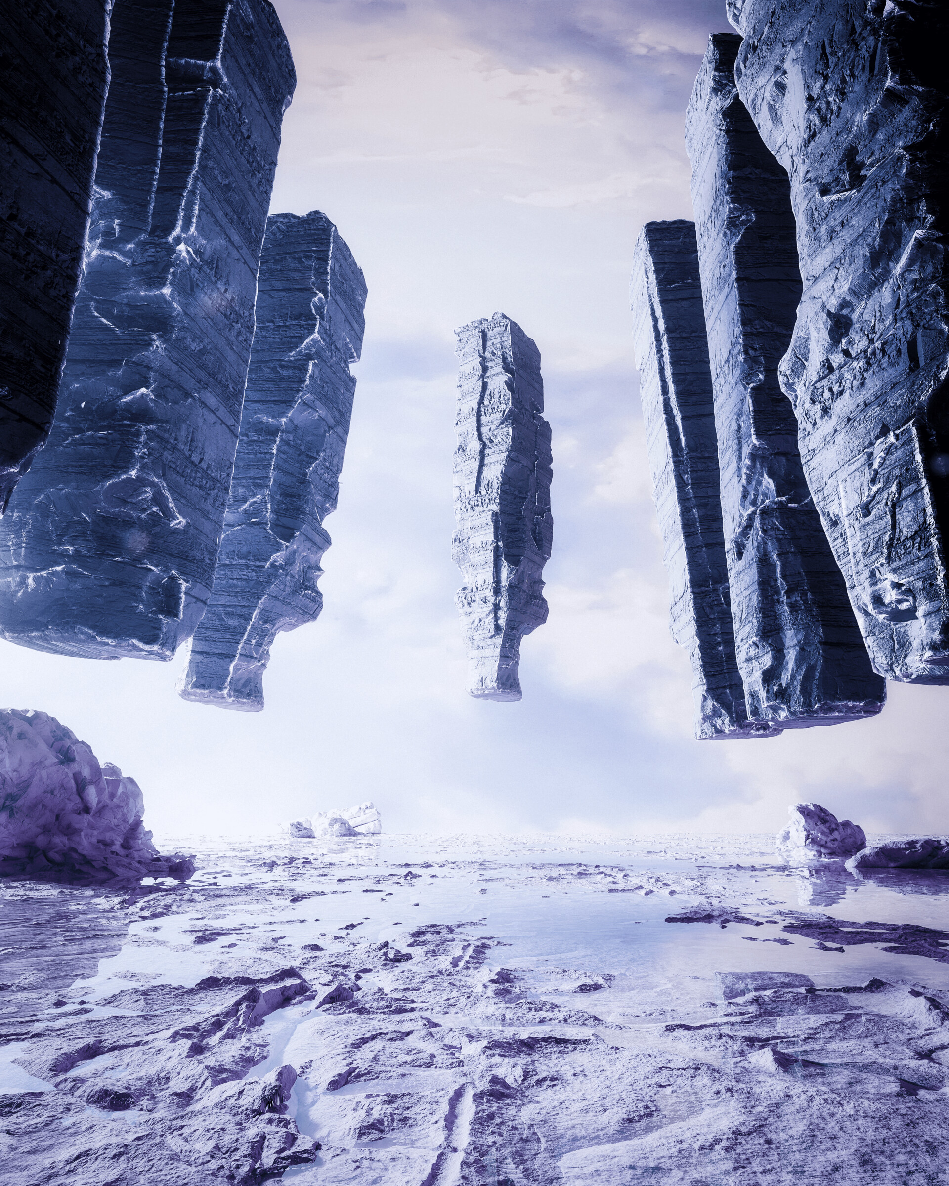 ArtStation - The Monolith - Surreal Landscape