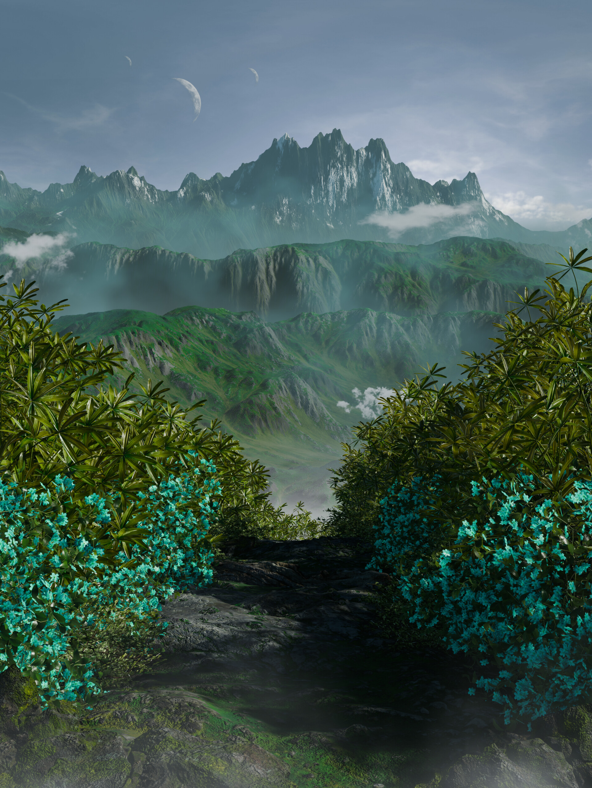 ArtStation - Blender Landscape Practice